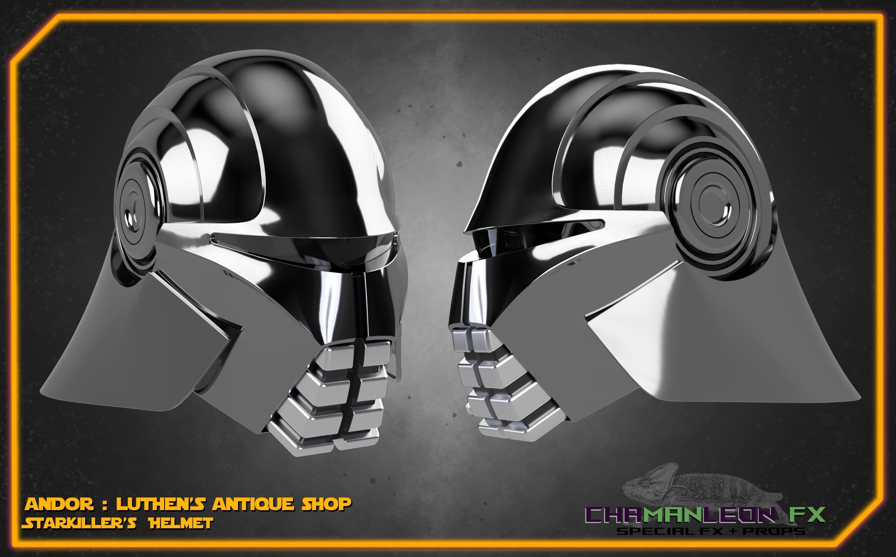 Starkiller Helmet Andor Star Wars Cosplay 3D model 3D printable | CGTrader