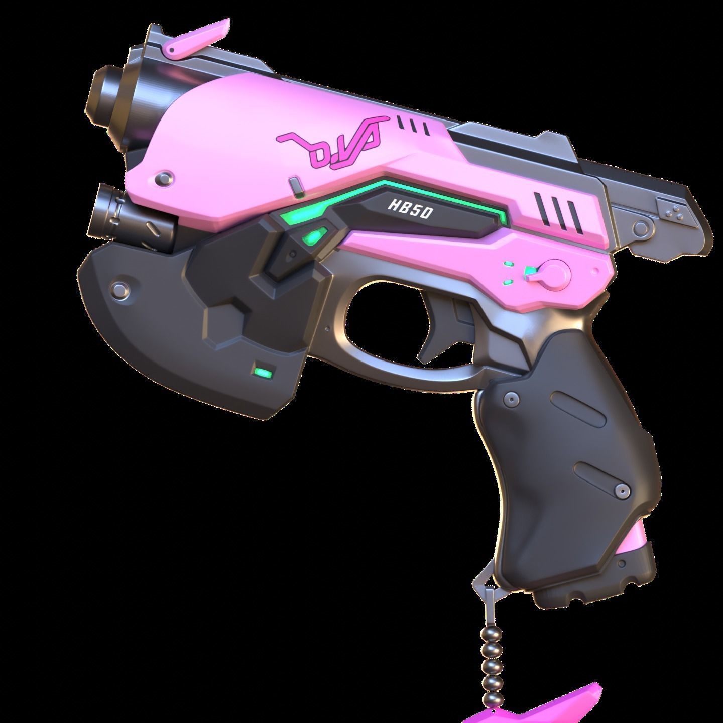 Overwatch DVA Light Gun Prop 3D Model 3D model 3D printable | CGTrader