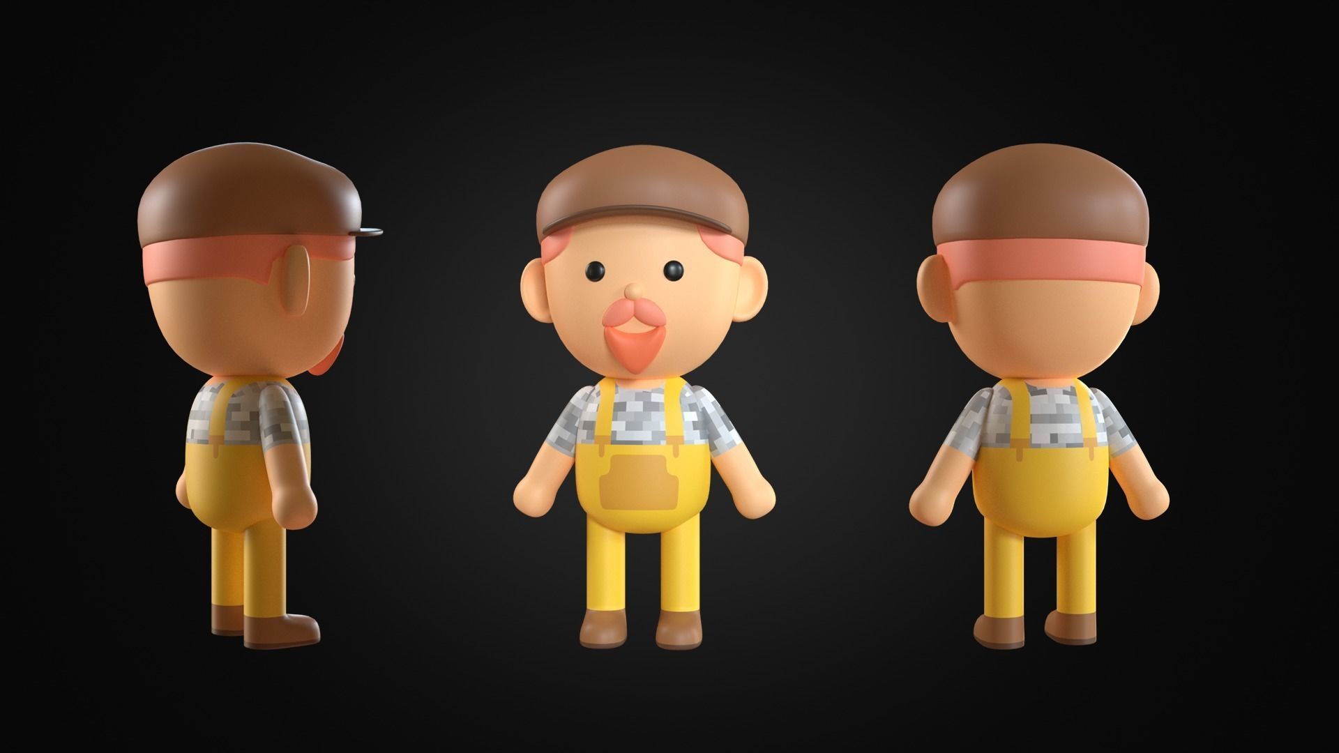 CARTOON CHARACTERS PACK 3D model animated rigged | CGTrader