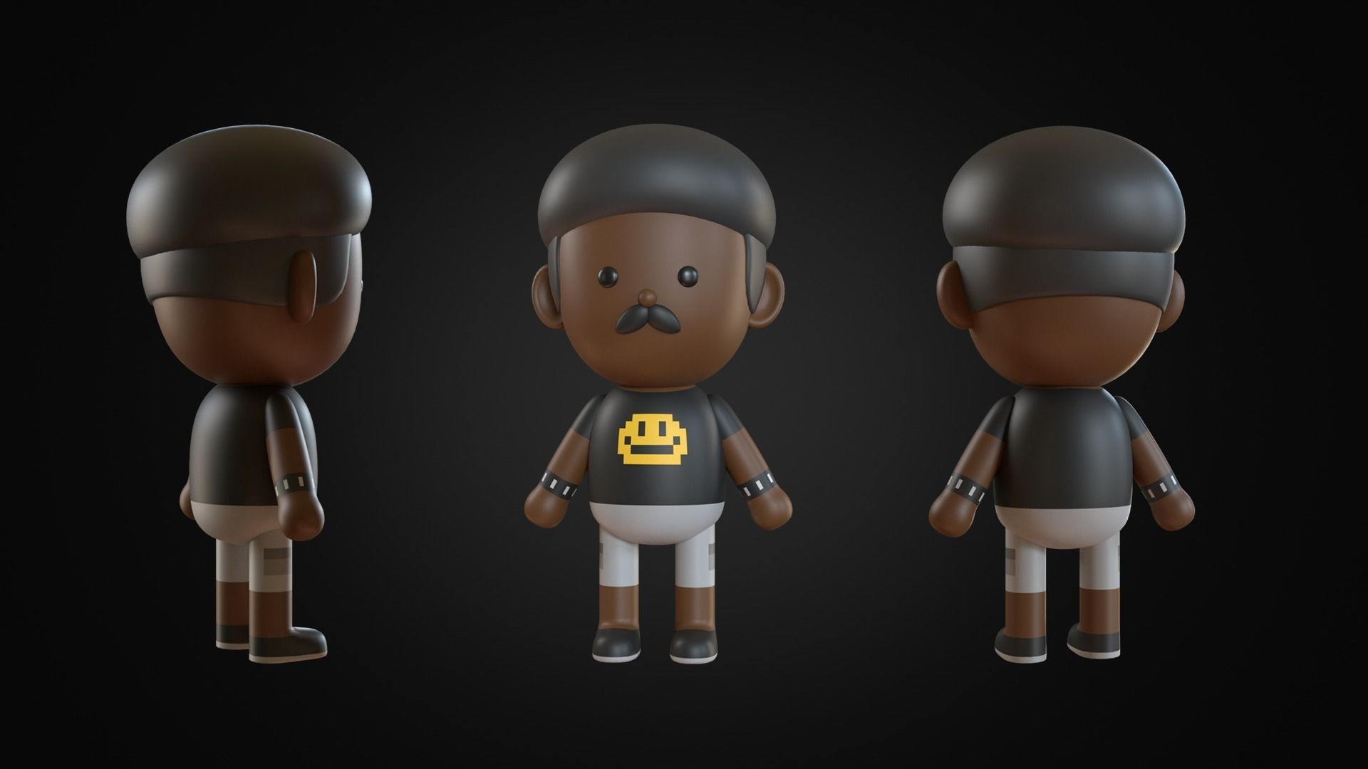 CARTOON CHARACTERS PACK 3D model animated rigged | CGTrader