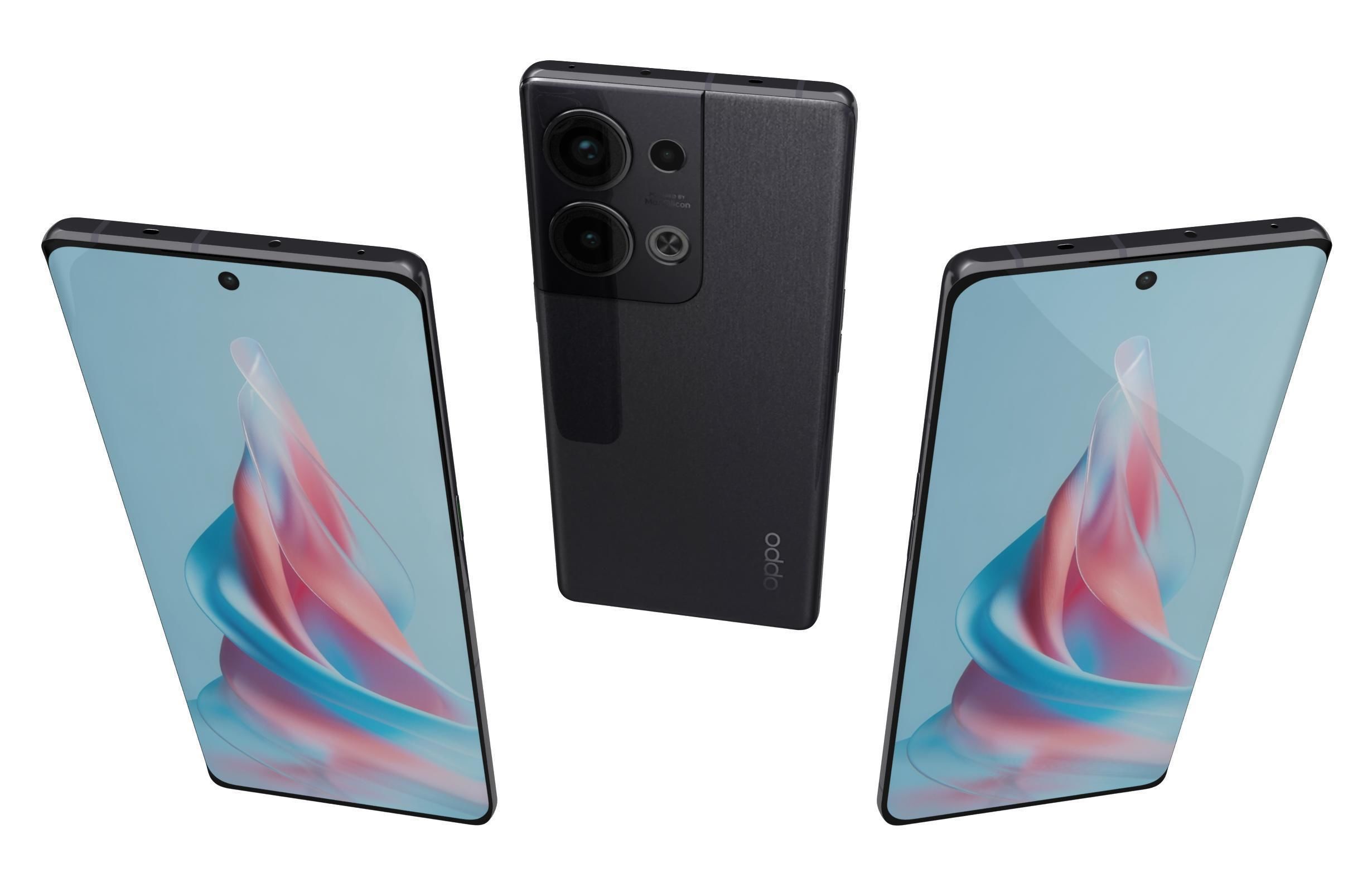 OPPO Reno9 Pro Plus All Colors 3D model | CGTrader