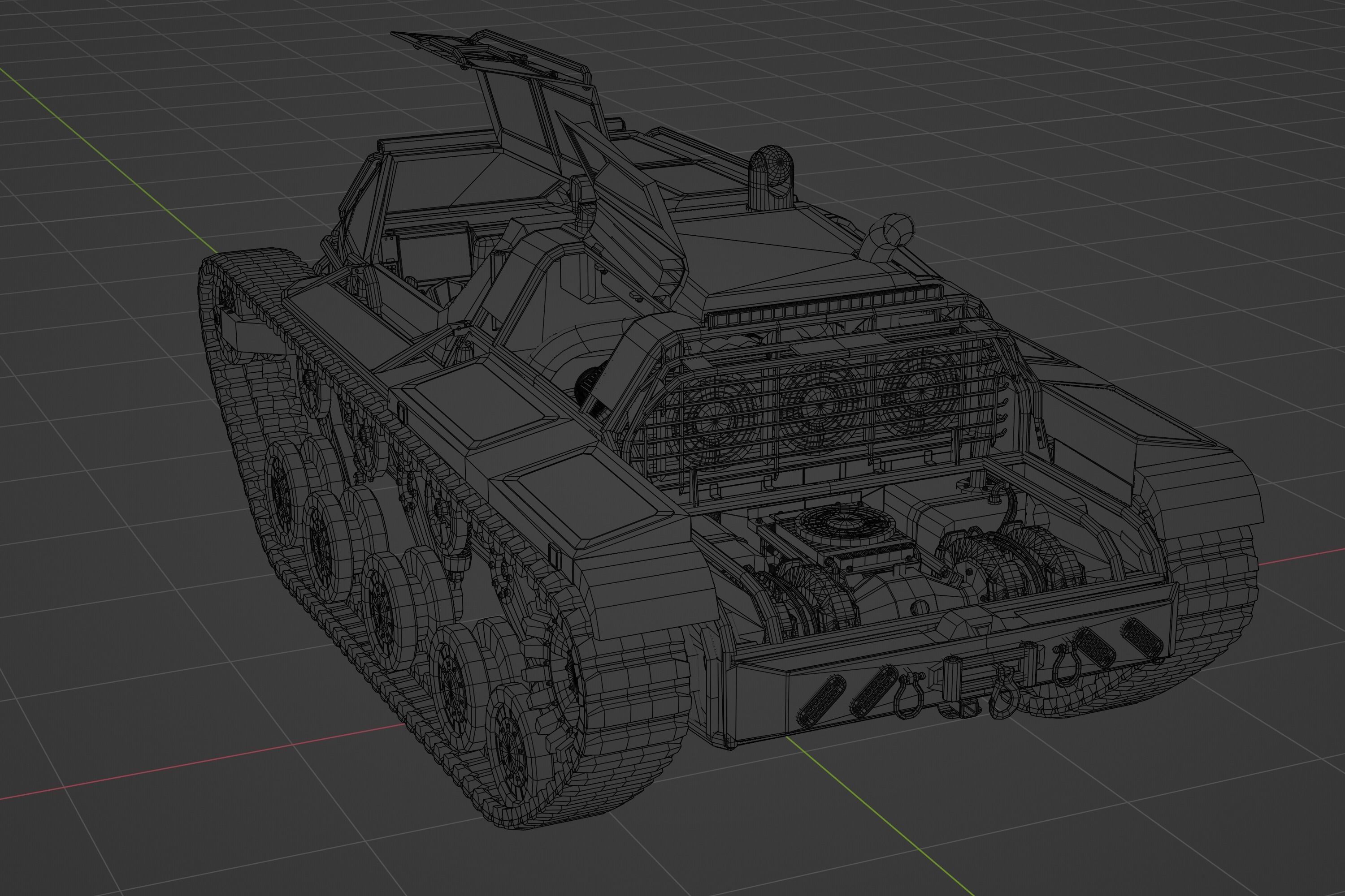 Ripsaw EV3-F4 3D model animated | CGTrader