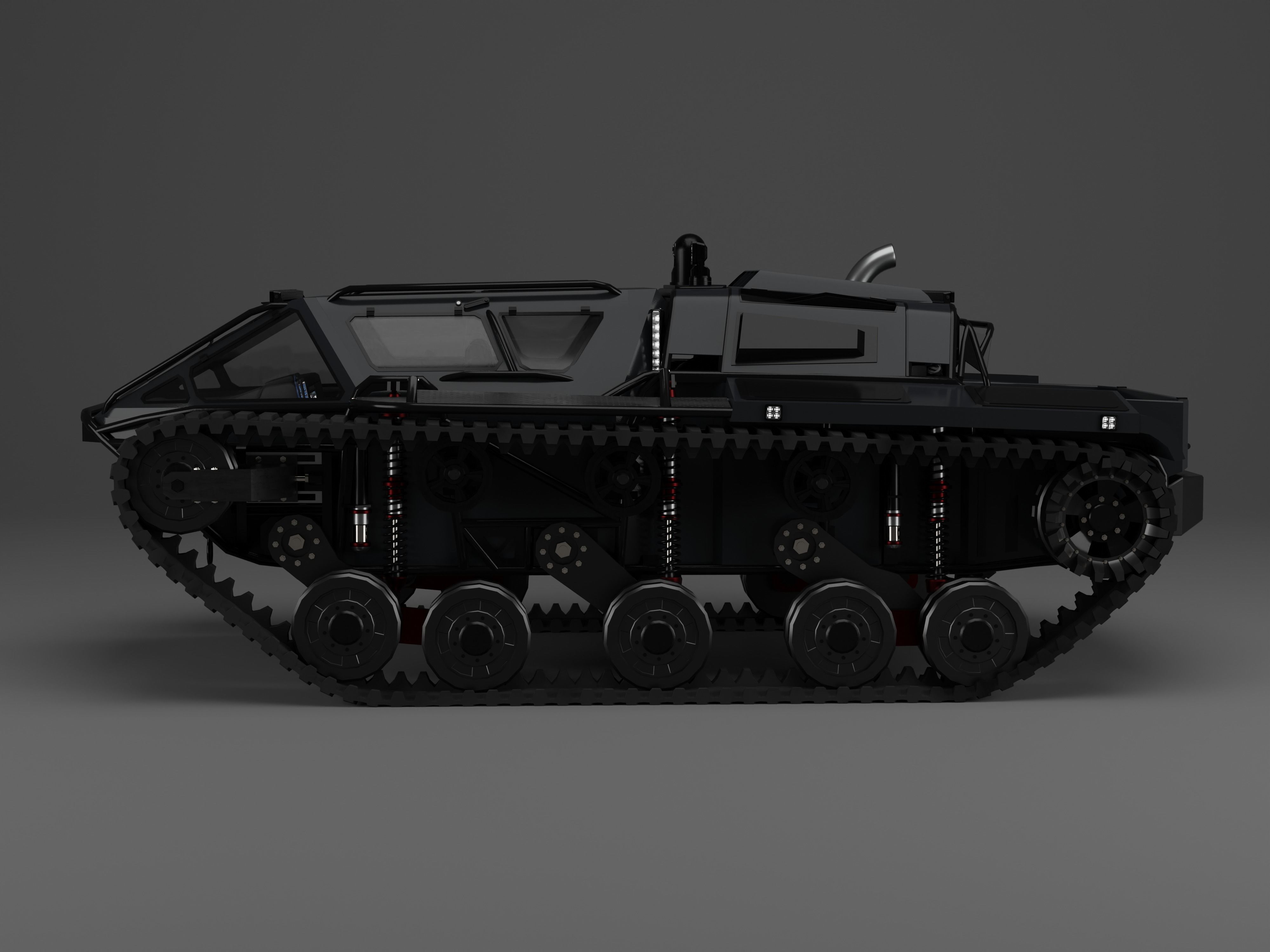 Ripsaw EV3-F4 3D model animated | CGTrader