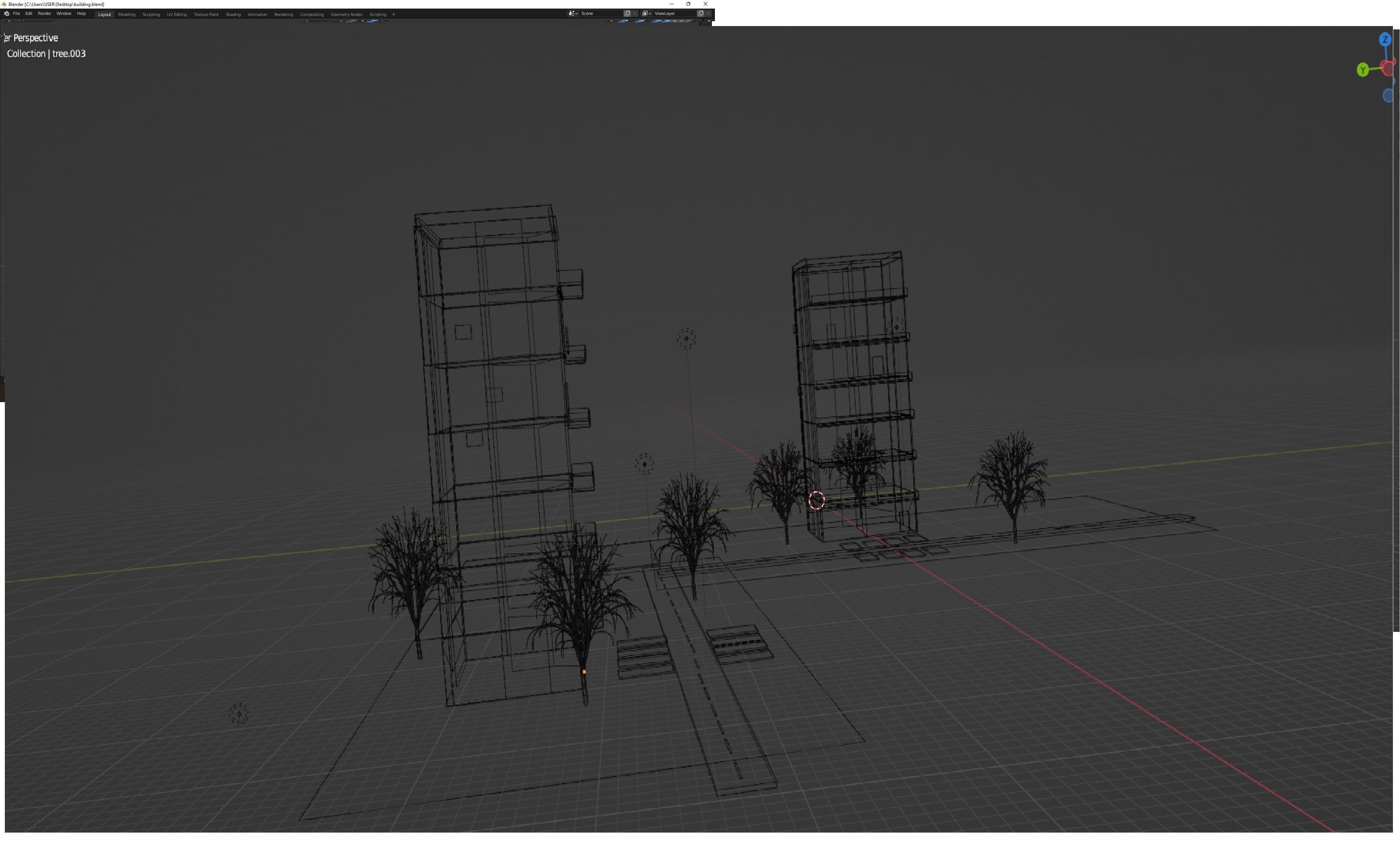 3D model Building CGI model make in BLENDER VR / AR / low-poly | CGTrader