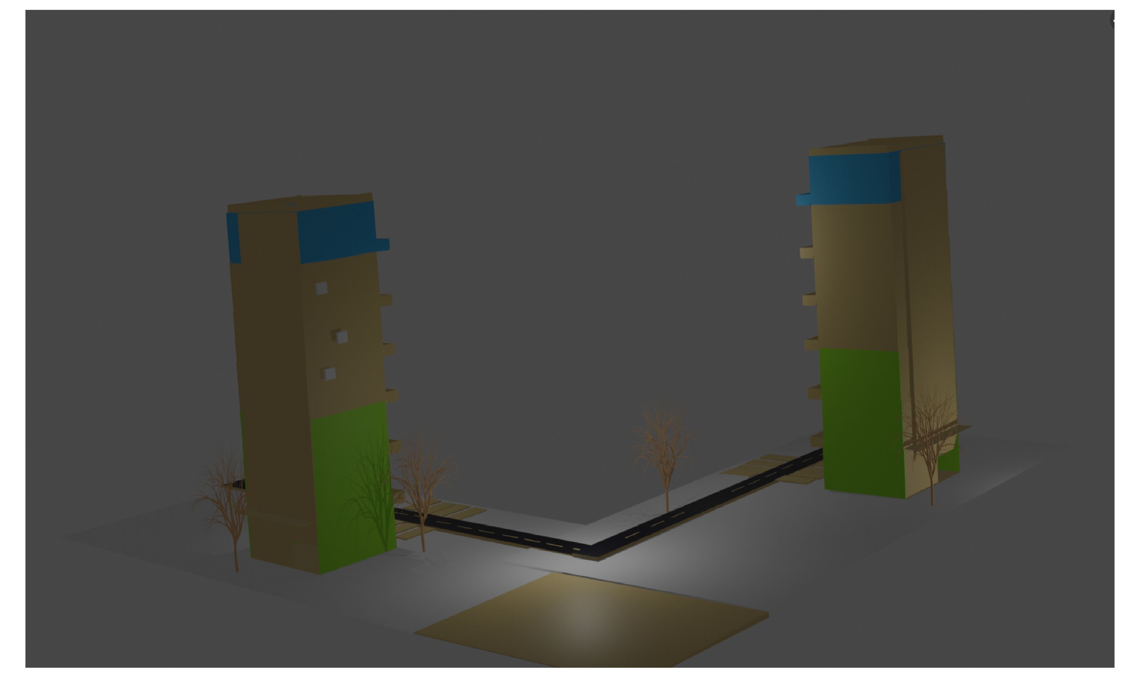 3D model Building CGI model make in BLENDER VR / AR / low-poly | CGTrader