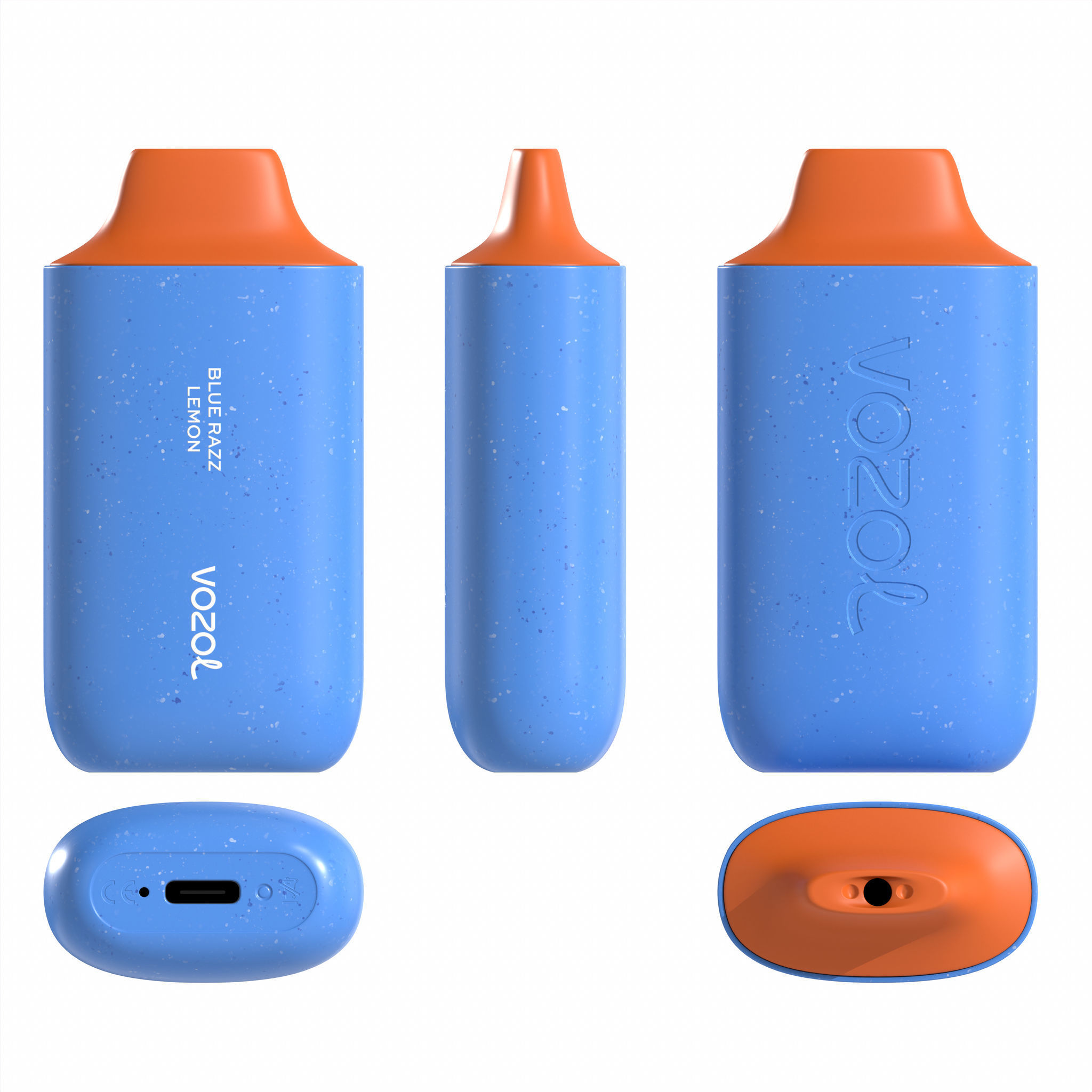 3D model Vozol Star 6000 Blue Razz Lemon VR / AR / low-poly | CGTrader