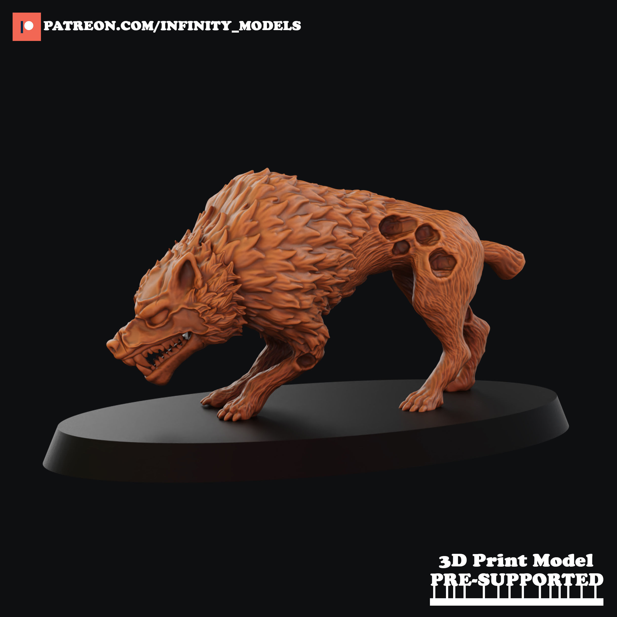 Dire Wolves 3D model 3D printable | CGTrader