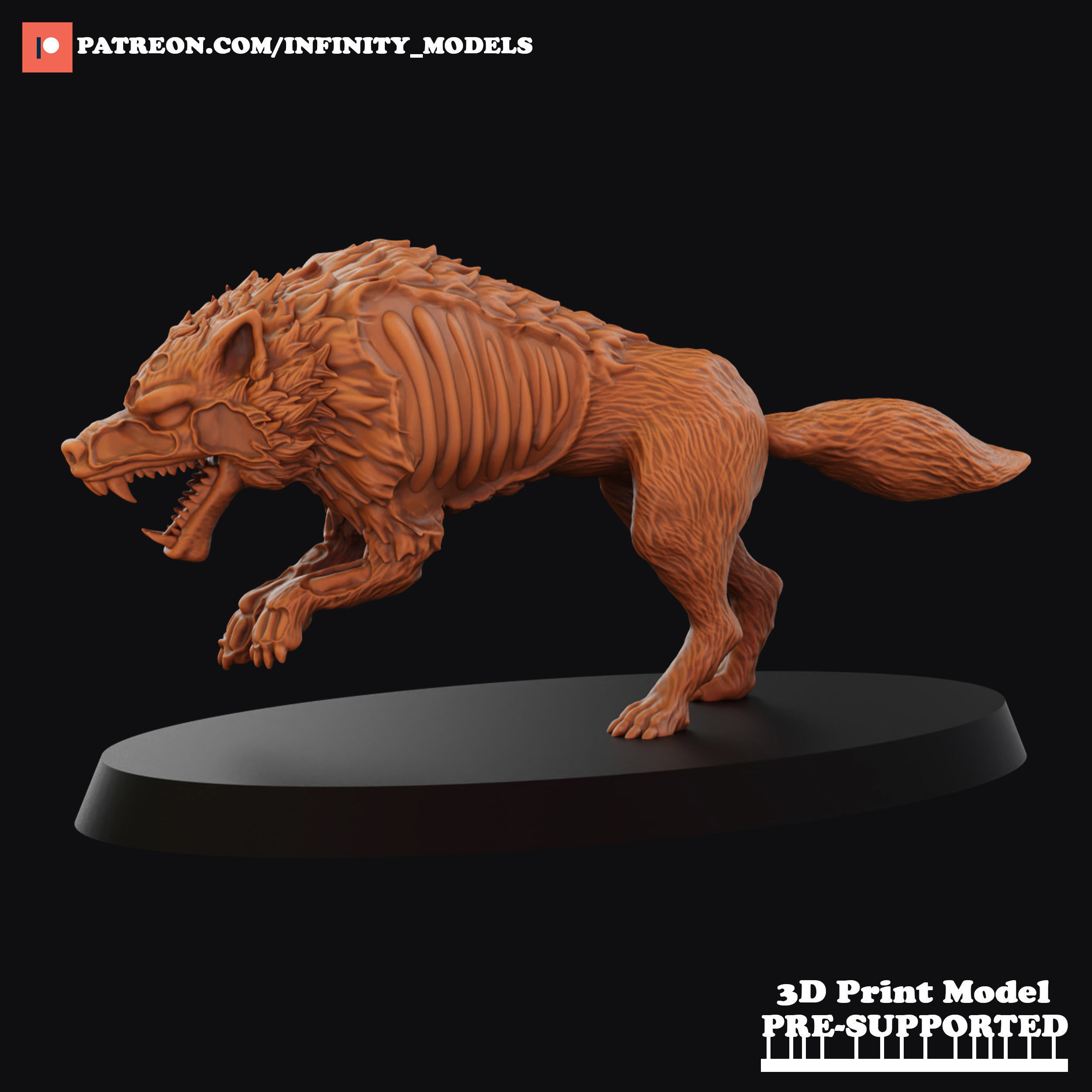 Dire Wolves 3D model 3D printable | CGTrader