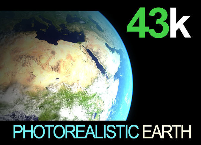 3D model Earth - Photorealistic Planet VR / AR / low-poly | CGTrader