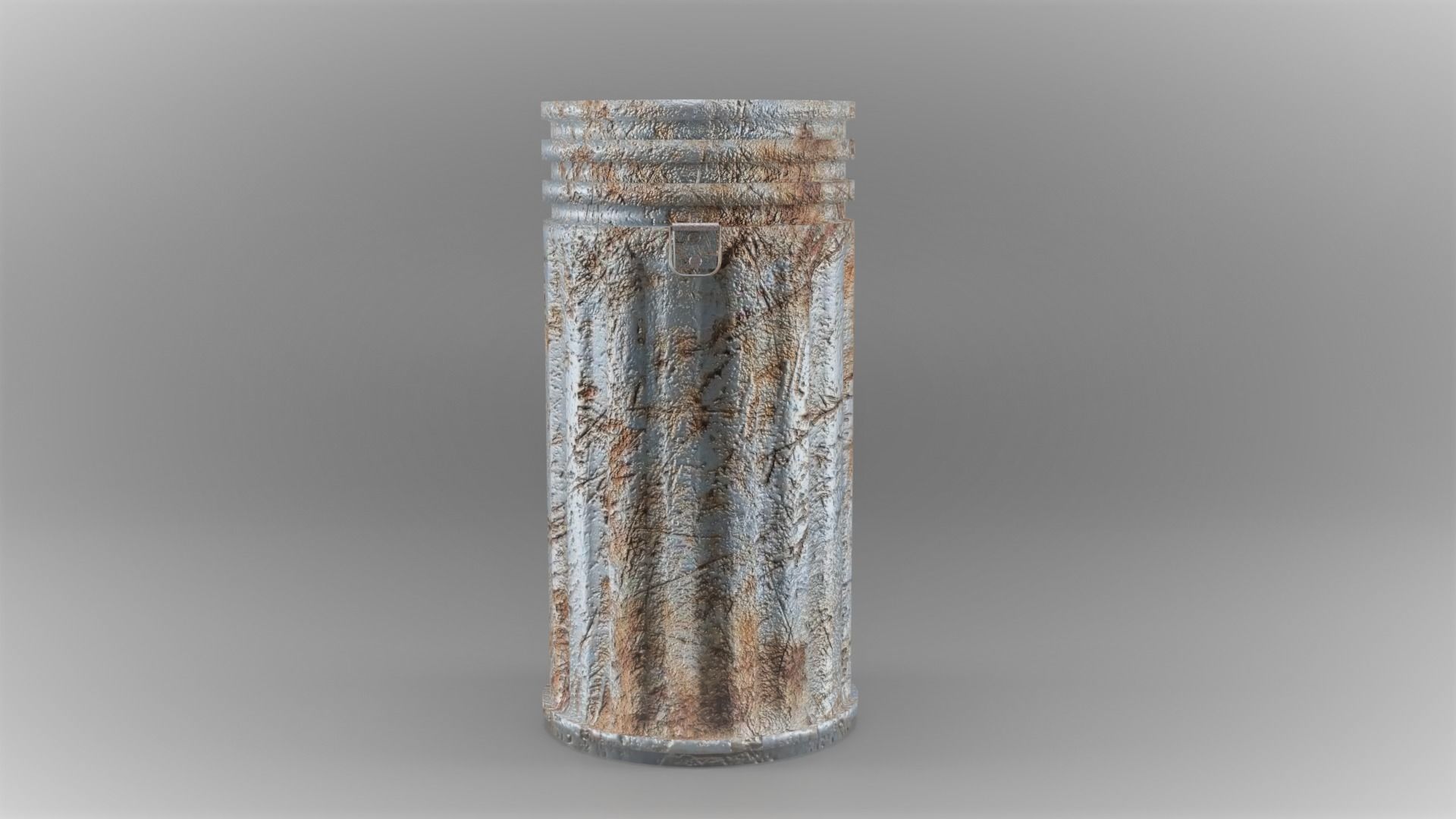 3D model Bin rust low polly model VR / AR / low-poly | CGTrader