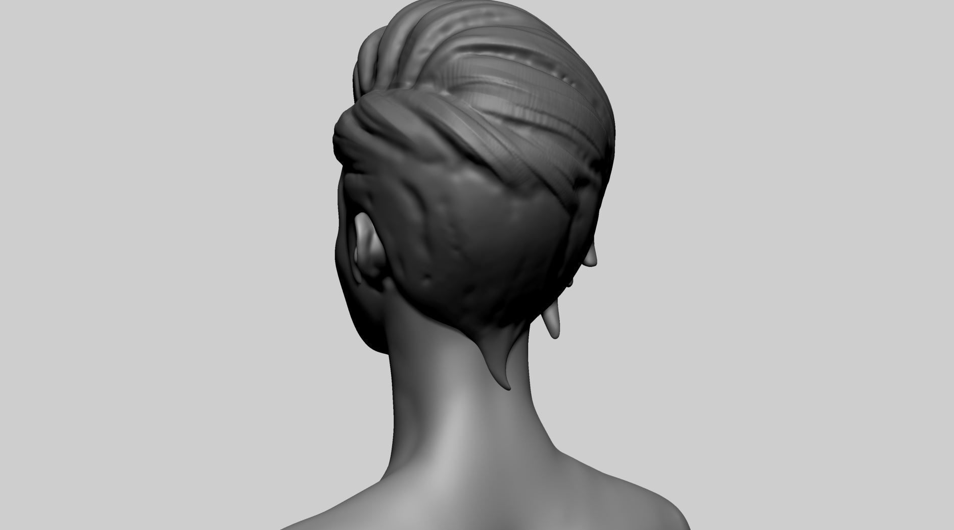 Stylized Female Upper Body 3D model | CGTrader