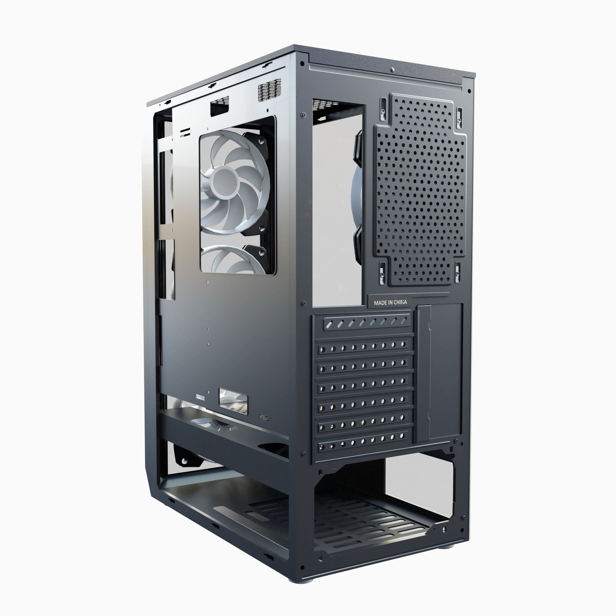 MYPRO GAMING MG03 TG pc case 3D model animated | CGTrader