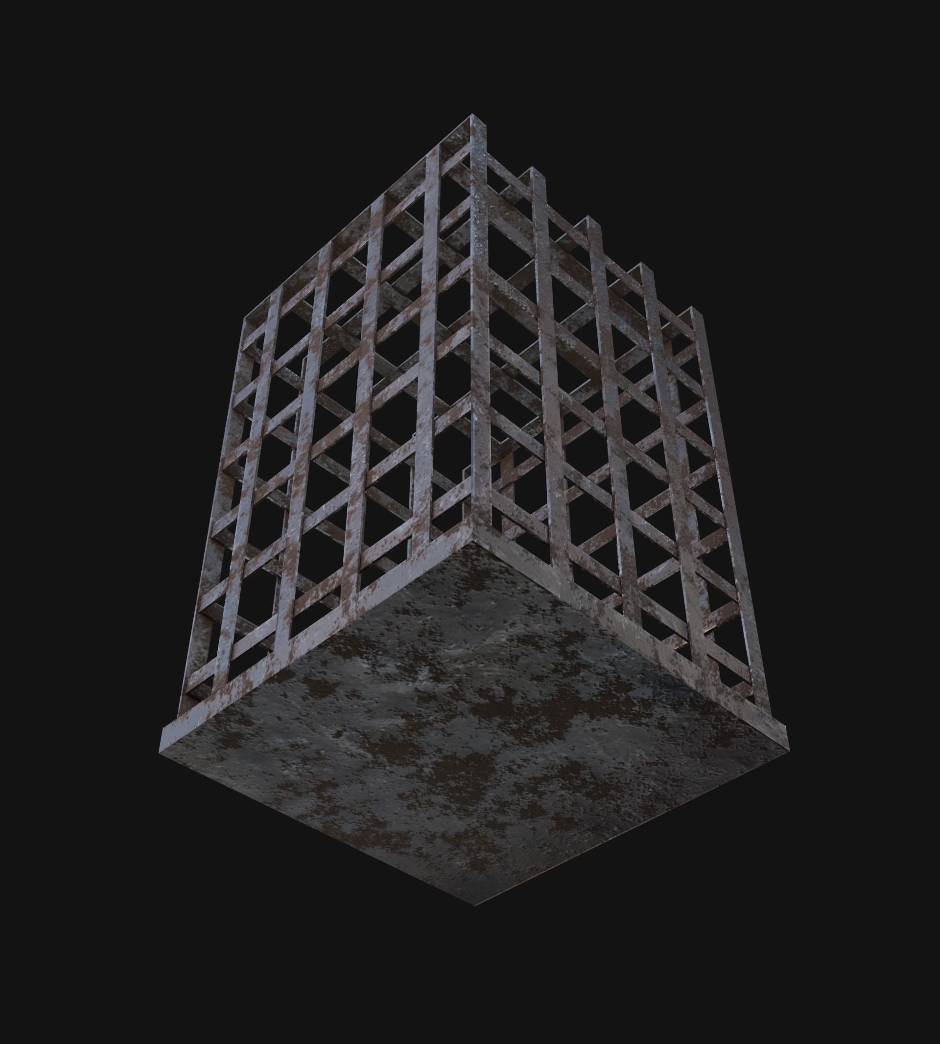 3D model Old Cage 3D Model VR / AR / low-poly | CGTrader