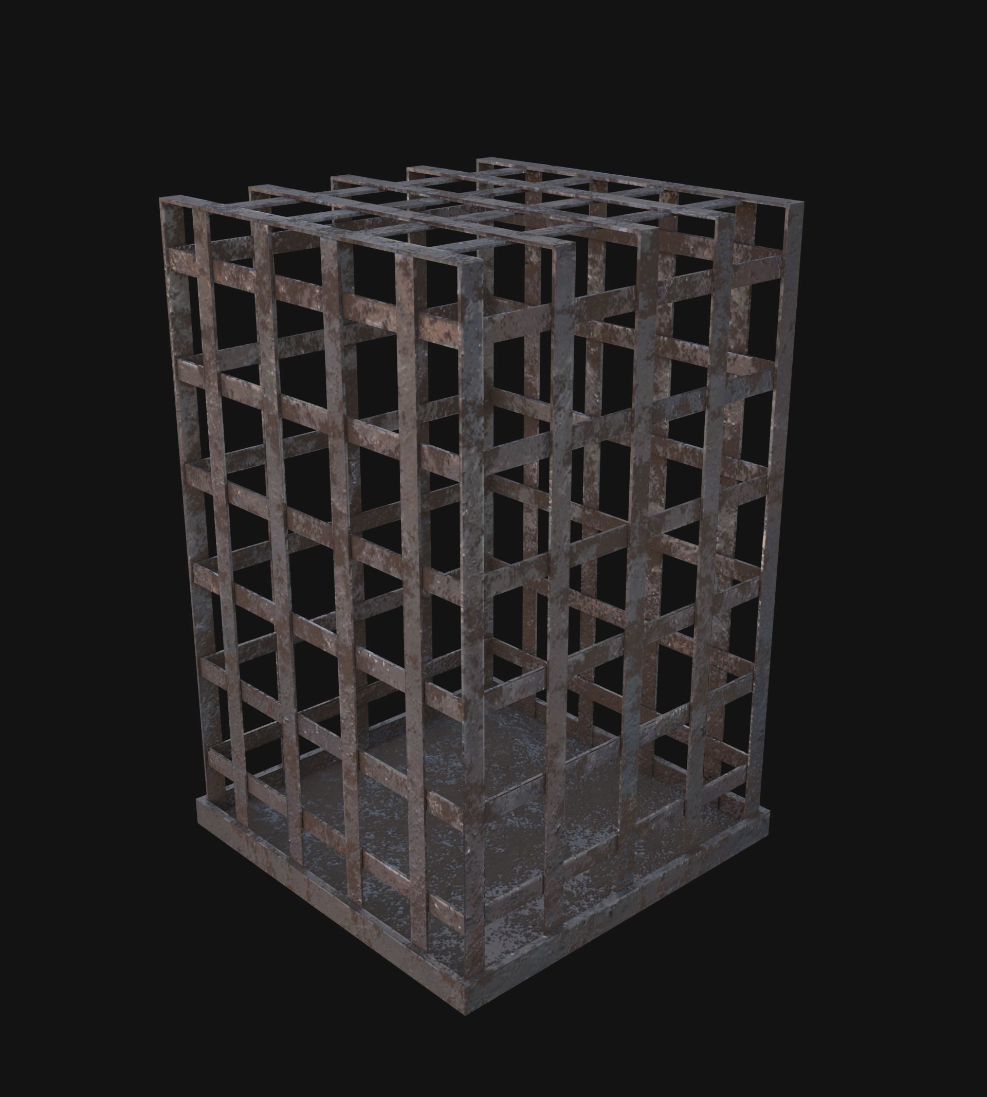 3D model Old Cage 3D Model VR / AR / low-poly | CGTrader
