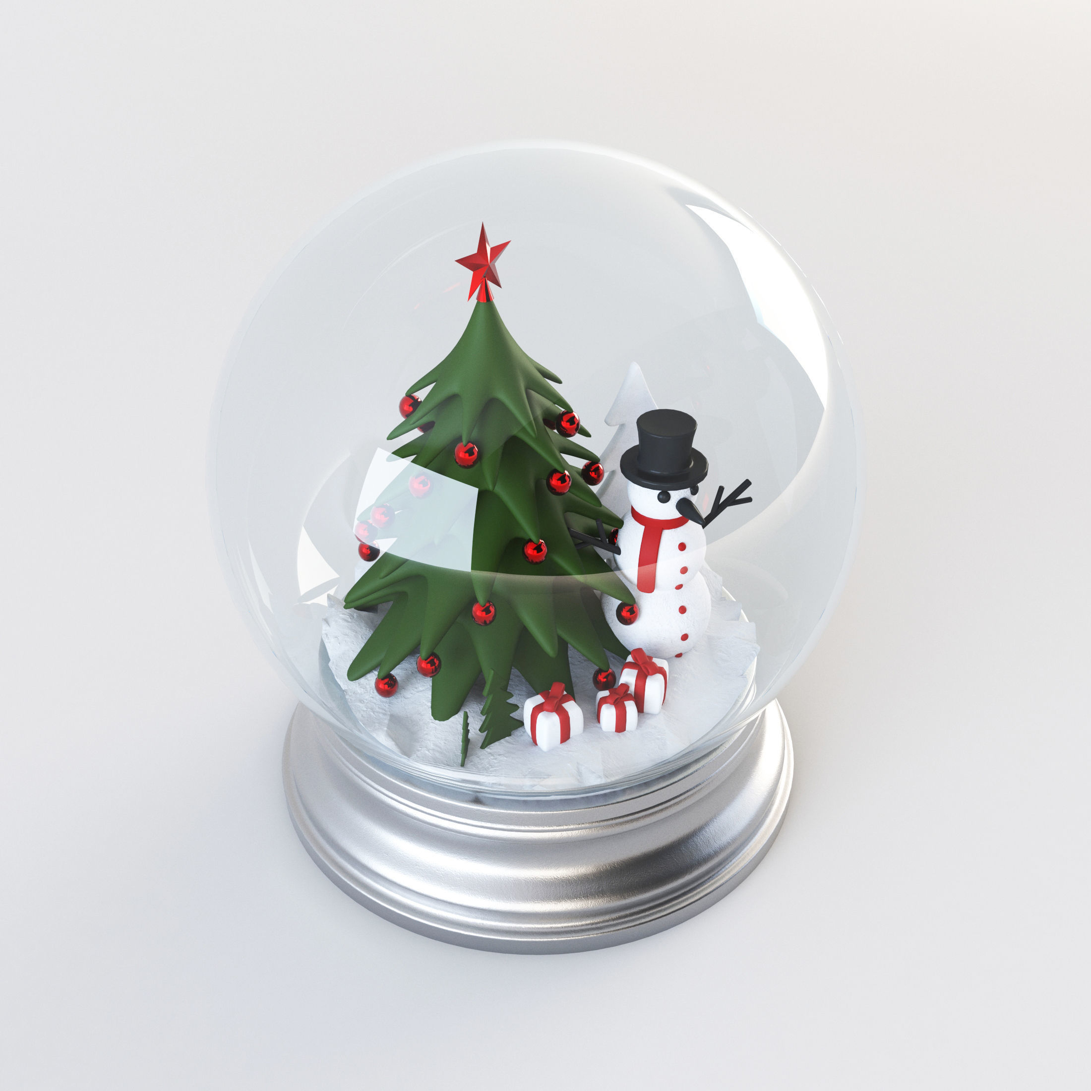 Snow globe 3D model | CGTrader