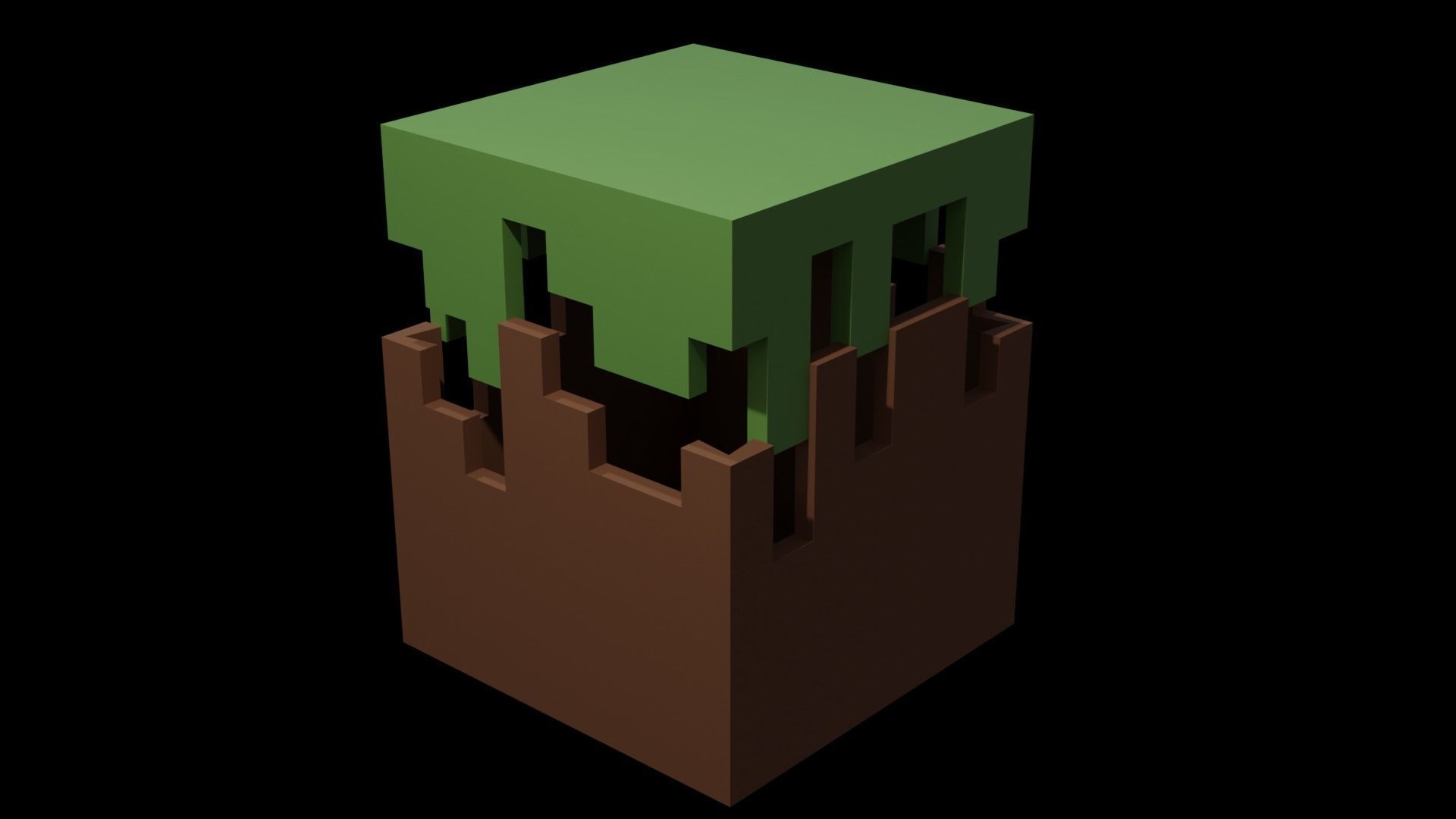 Minecraft Block Storage 3D model 3D printable | CGTrader