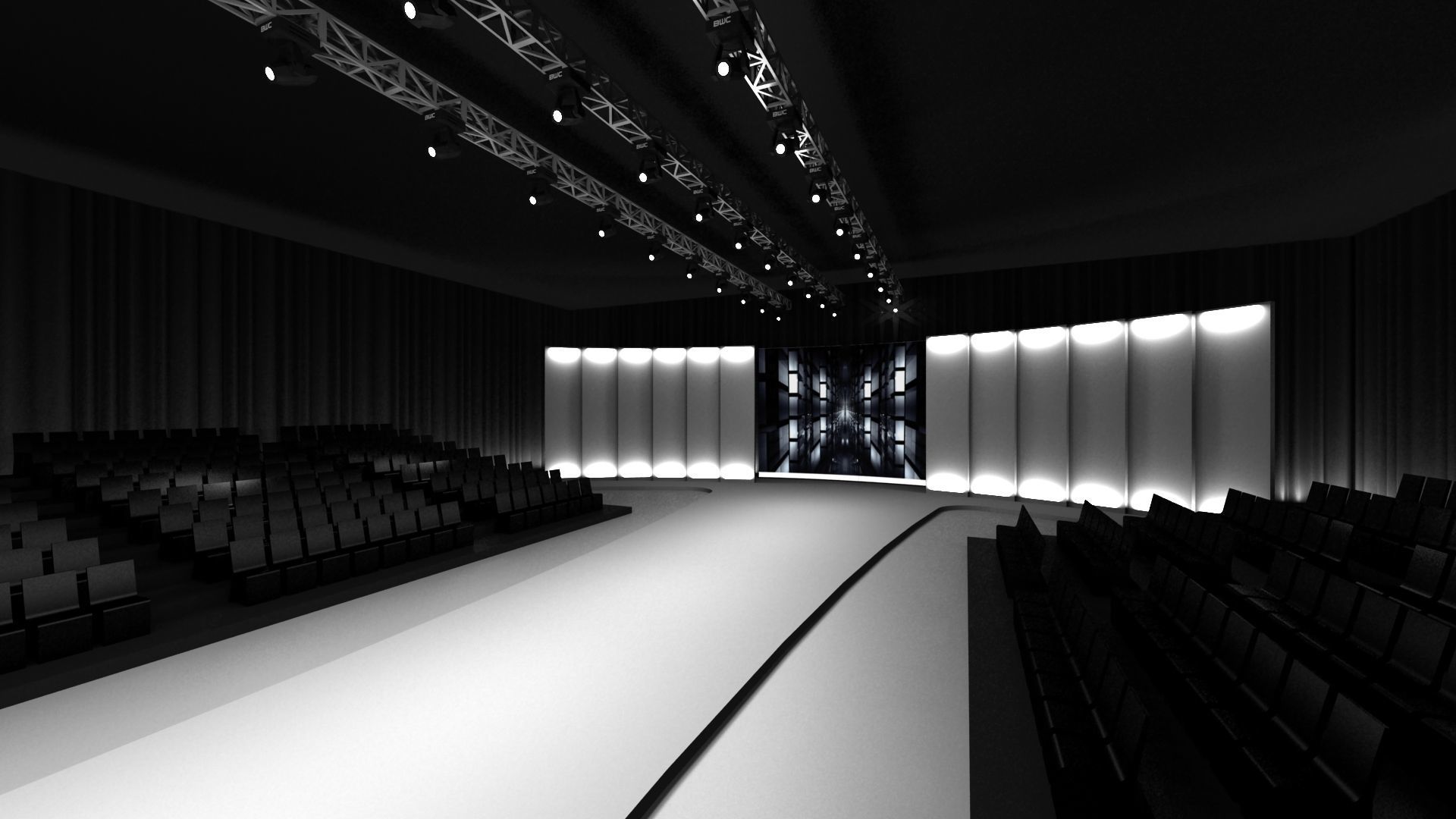 CATWALK STAGE 3D model | CGTrader