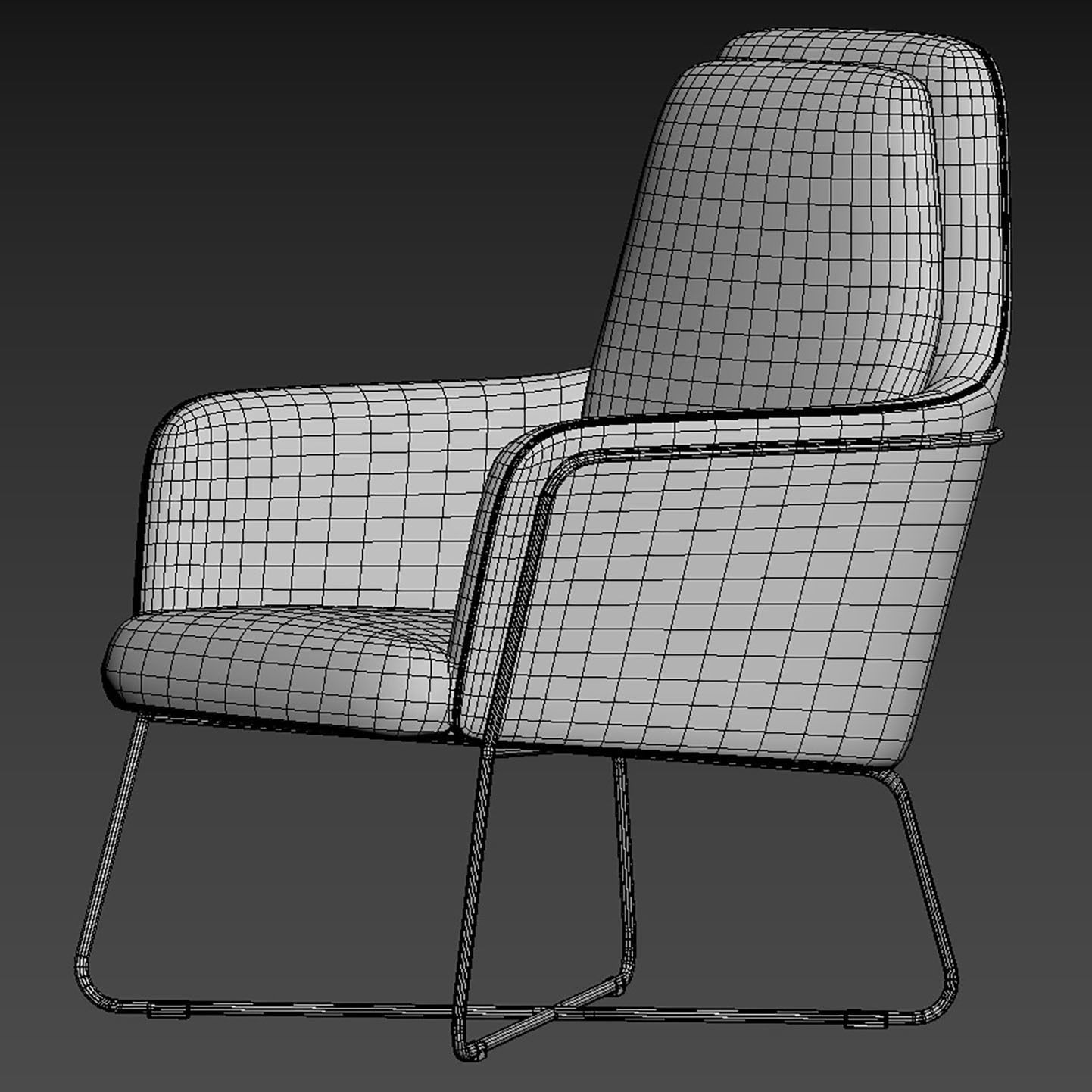 Jamie lounge chair 3D model | CGTrader