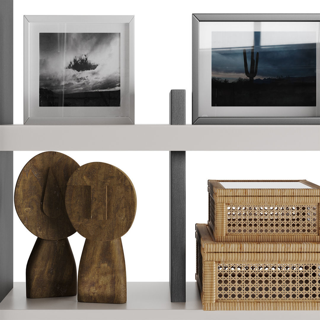 Bernhardt Silhouette Etagere Bookshelf 3D model | CGTrader