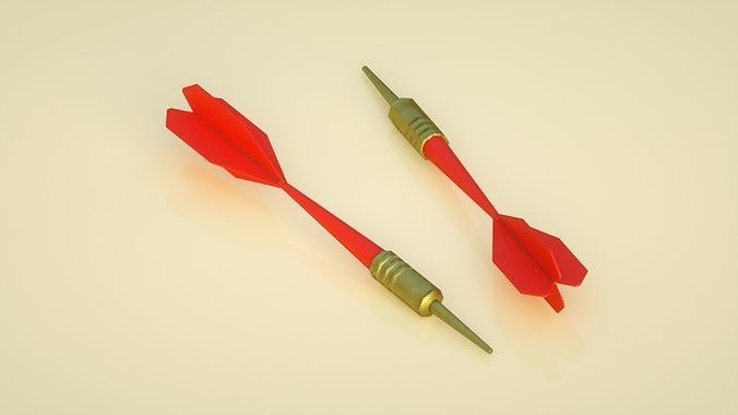Darts Toy Dart C4D model 3D model | CGTrader