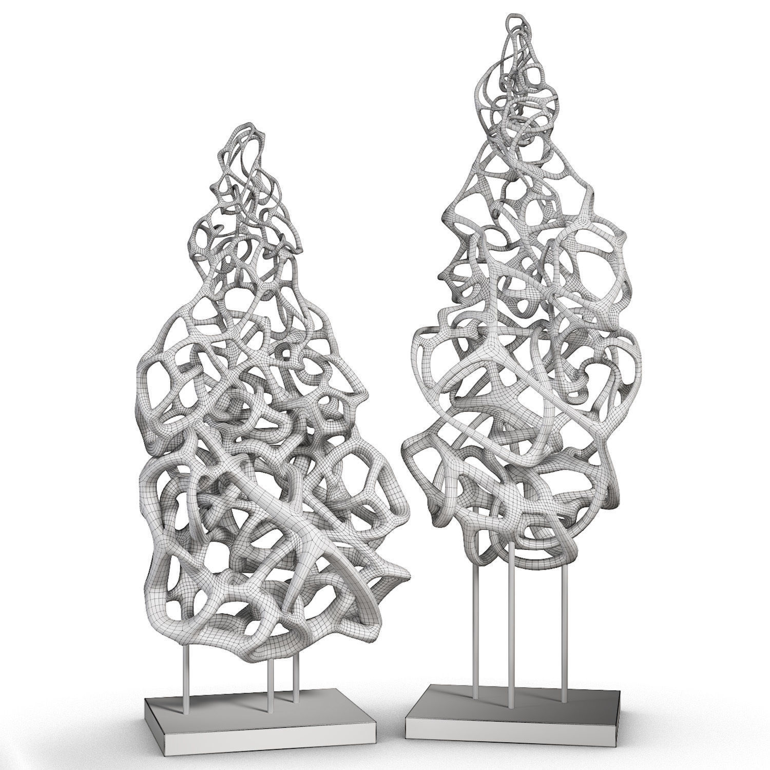 Parametric Bionic Form Sculpture 3D model | CGTrader