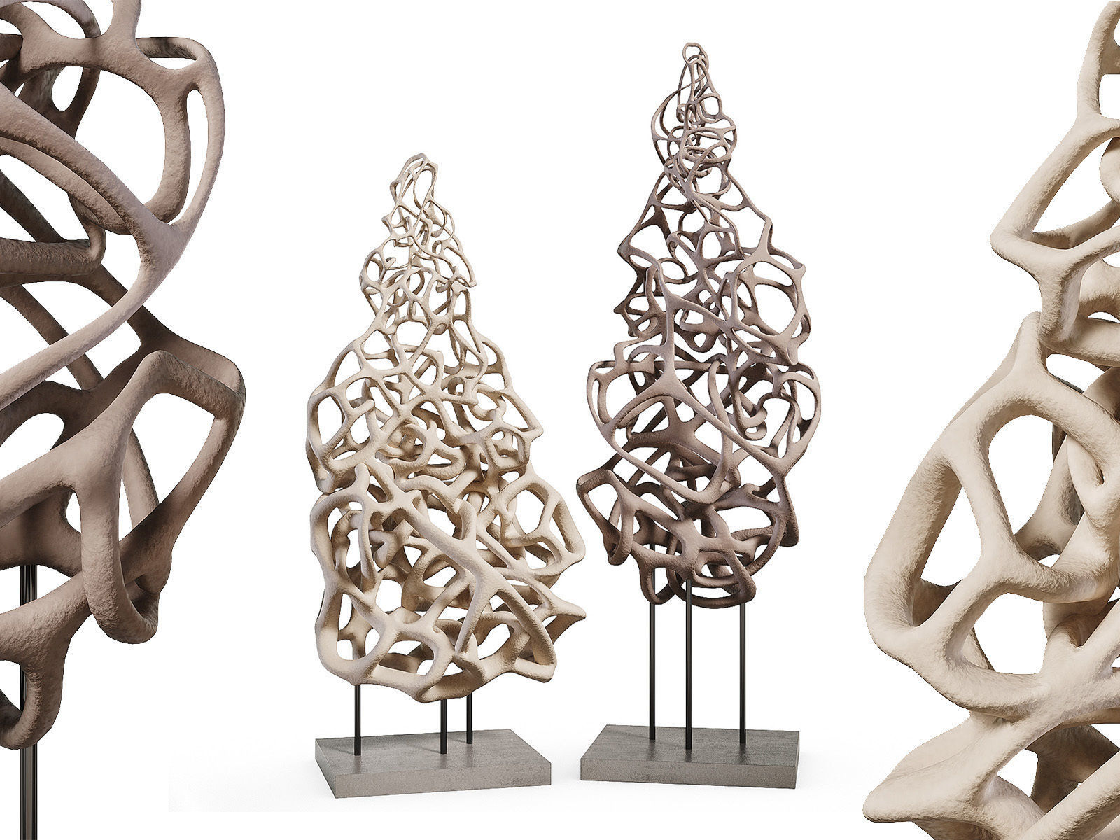 Parametric Bionic Form Sculpture 3D model | CGTrader