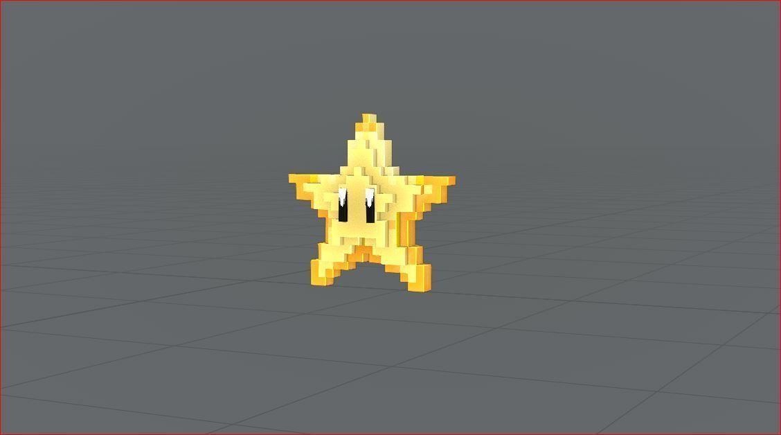 Mario Super Star 3D model | CGTrader