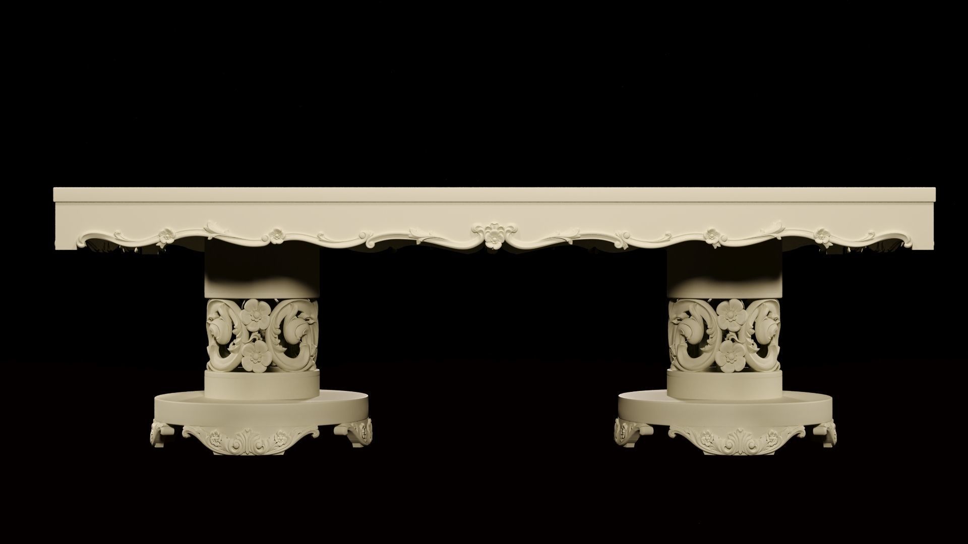 Classic Table 3d model 3D model | CGTrader