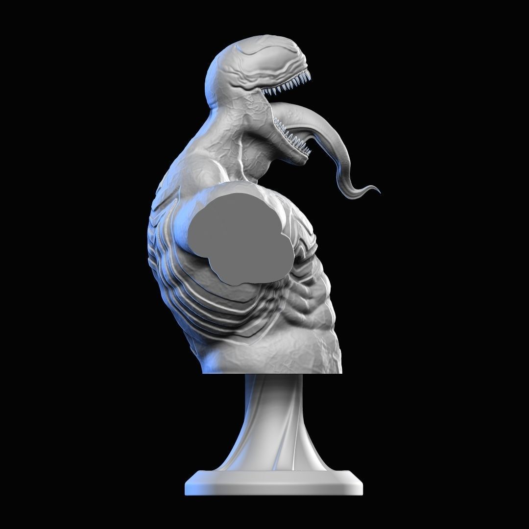 VENOM BUST FOR 3DPRINTING 3D model 3D printable | CGTrader