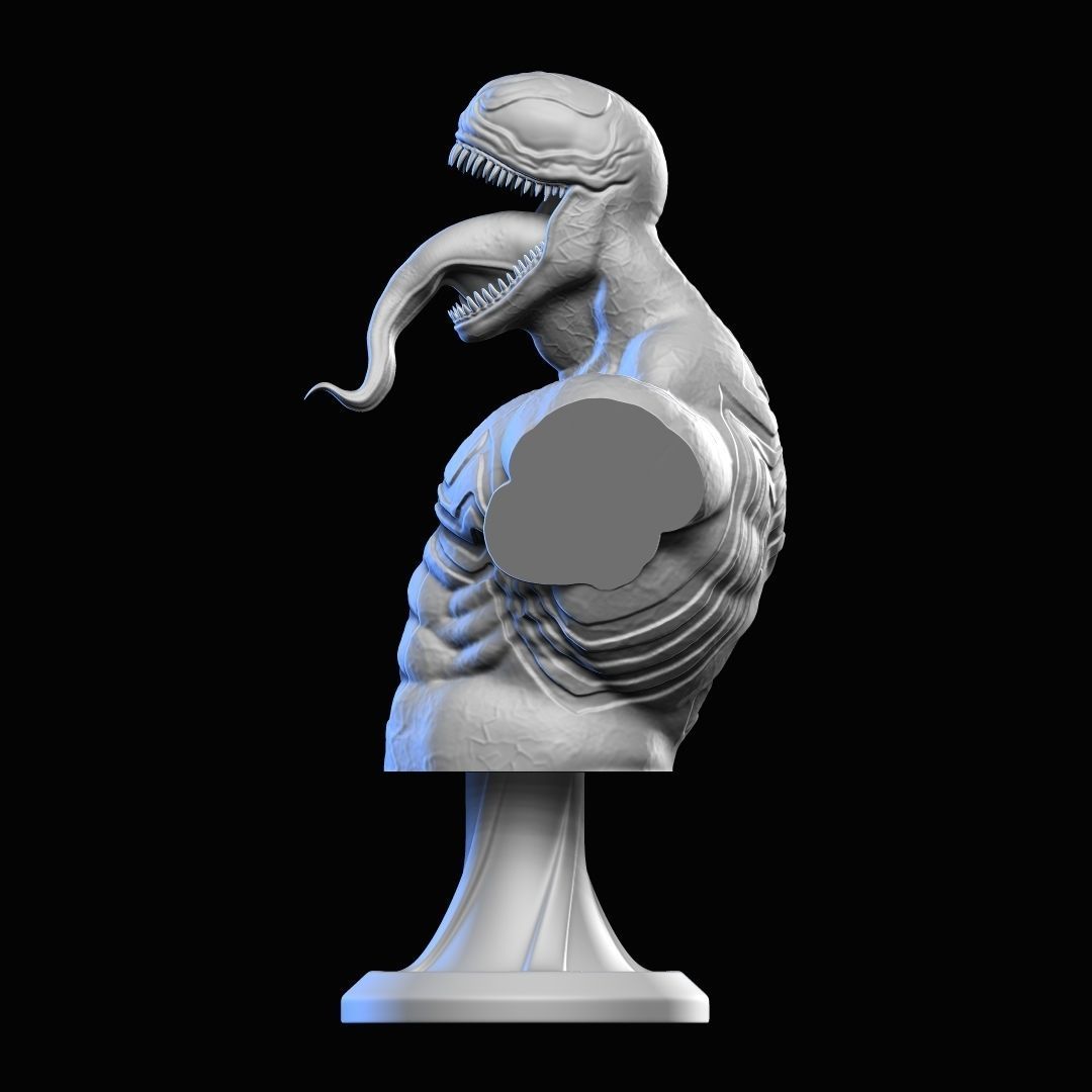 VENOM BUST FOR 3DPRINTING 3D model 3D printable | CGTrader