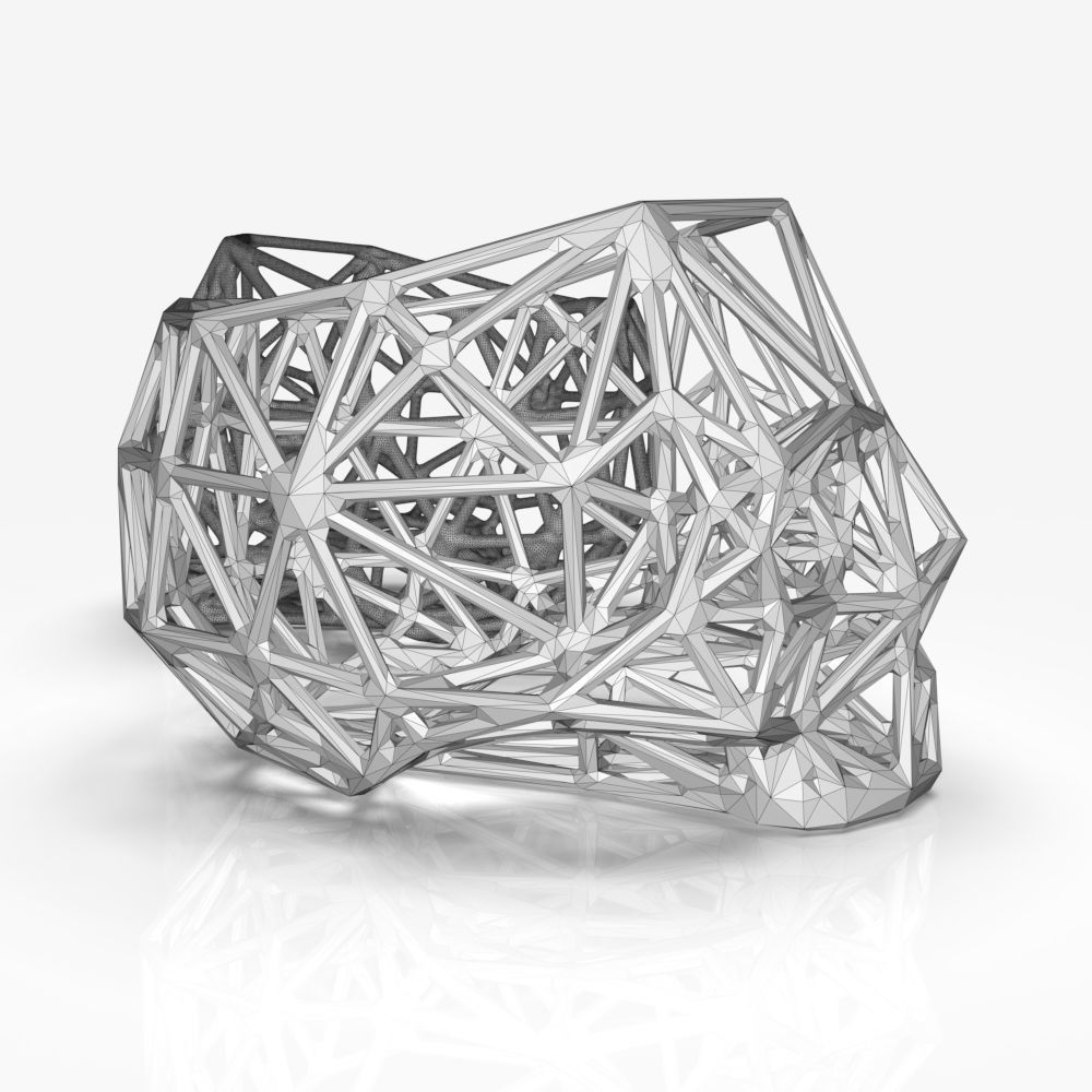 Skull mesh 3D model 3D printable | CGTrader