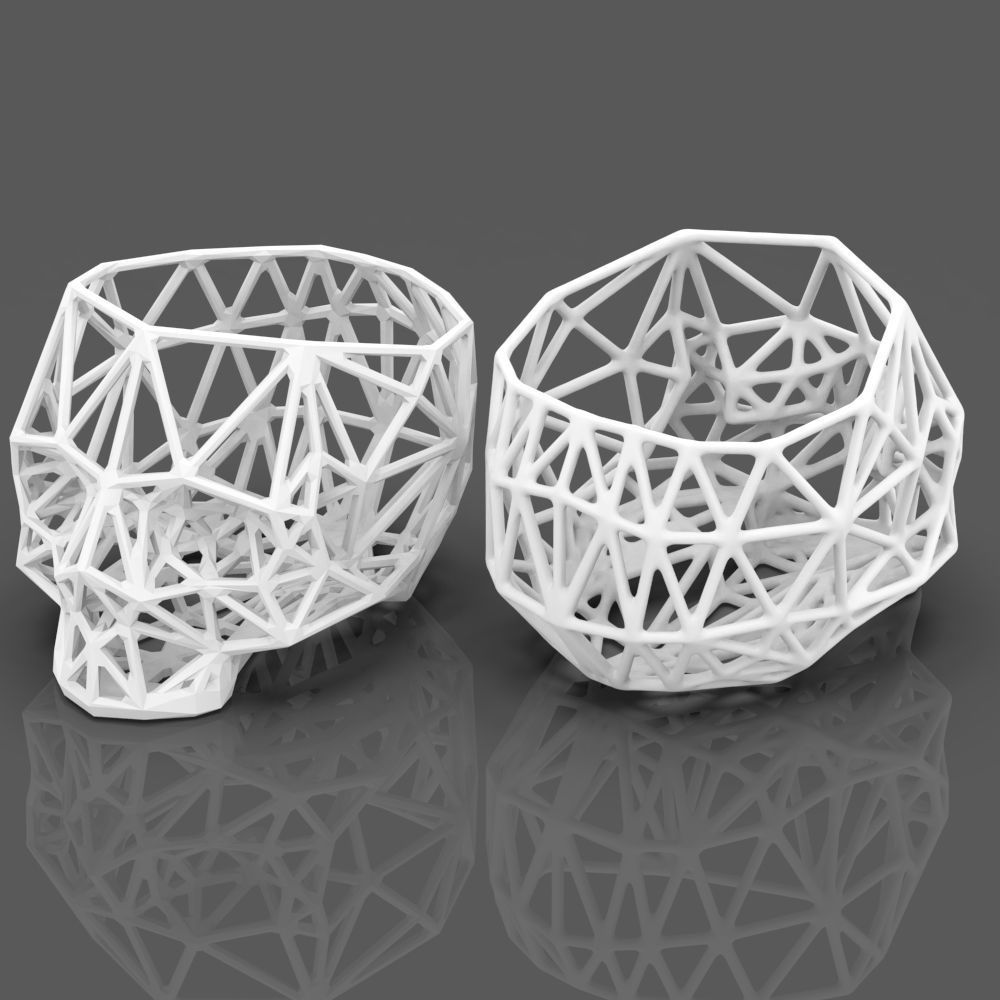 Skull mesh 3D model 3D printable | CGTrader