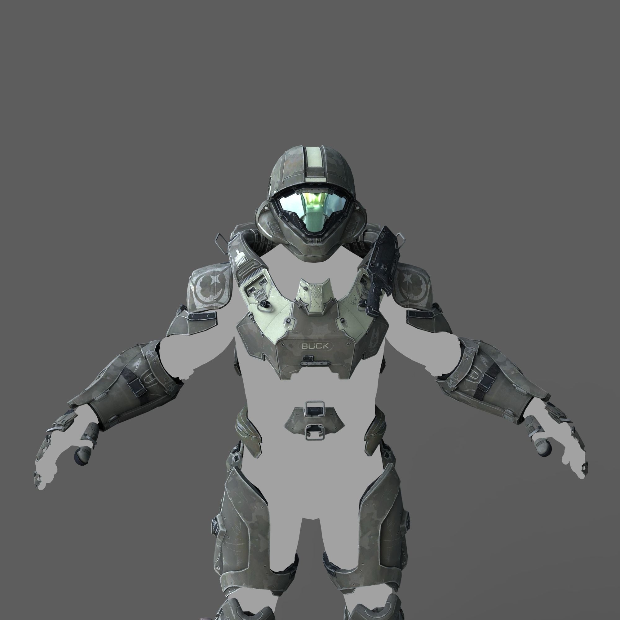 Edward Buck Halo 5 Helljumper Wearable Armor with Helmet 3D model 3D ...