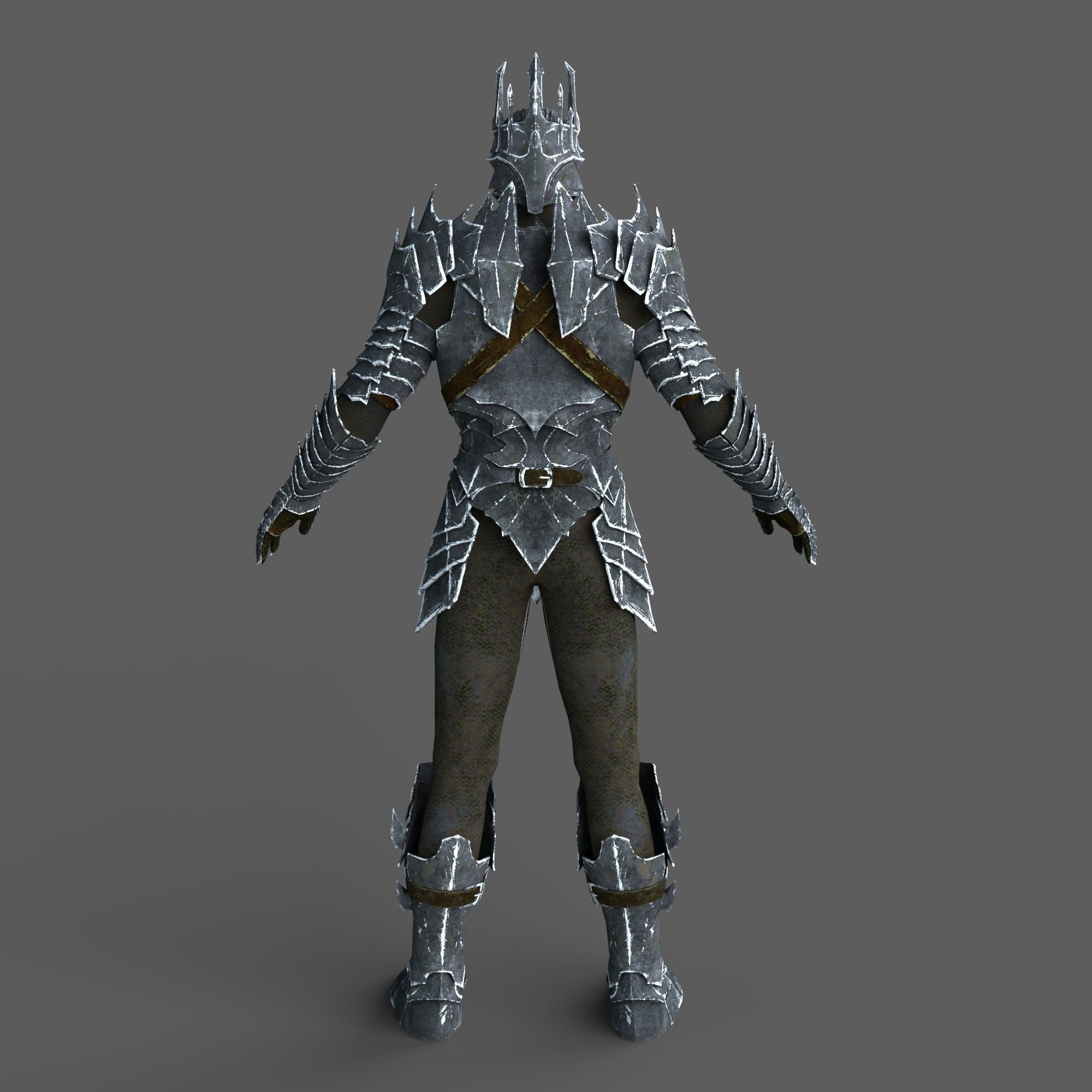 Lord Sauron Shadow of Mordor LOTR Full Body Wearable Armor 3D model 3D ...