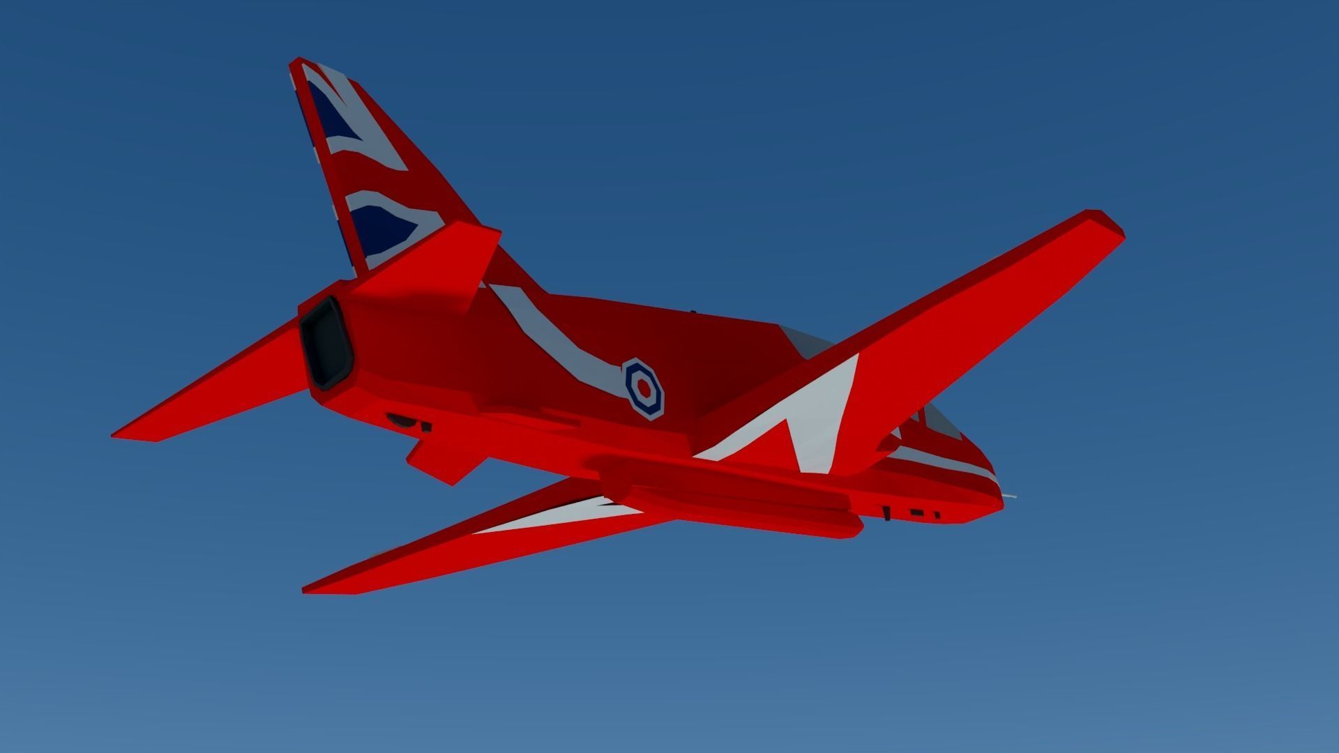 Red Arrow Plane 3D model | CGTrader
