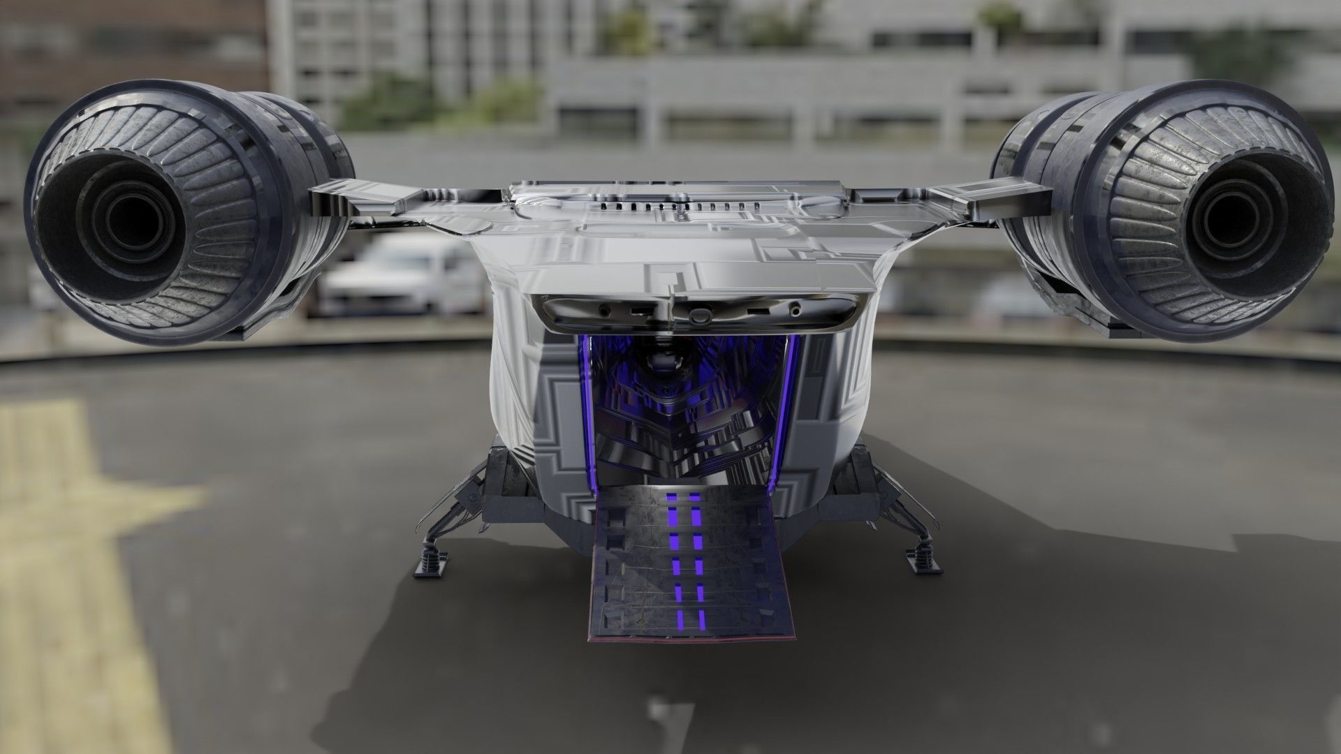 stars wars Razor Crest 3D model | CGTrader