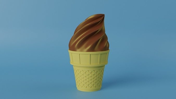 Chocolate Ice Cream 3D model | CGTrader