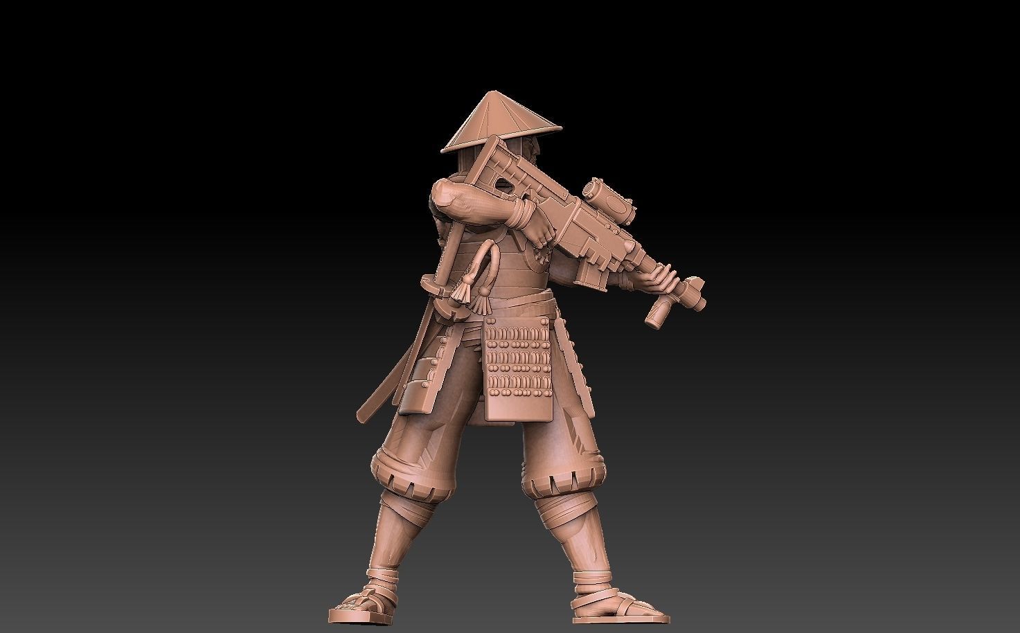Ashigaru Lasrifle Regiment 3D model 3D printable | CGTrader
