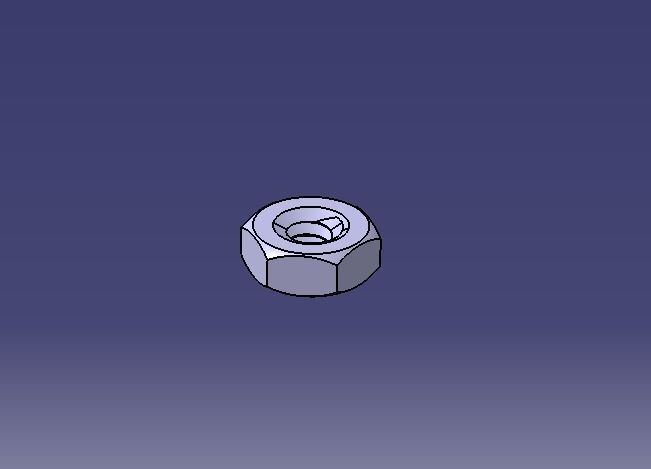 M30 Hex Nut 3D model 3D printable | CGTrader
