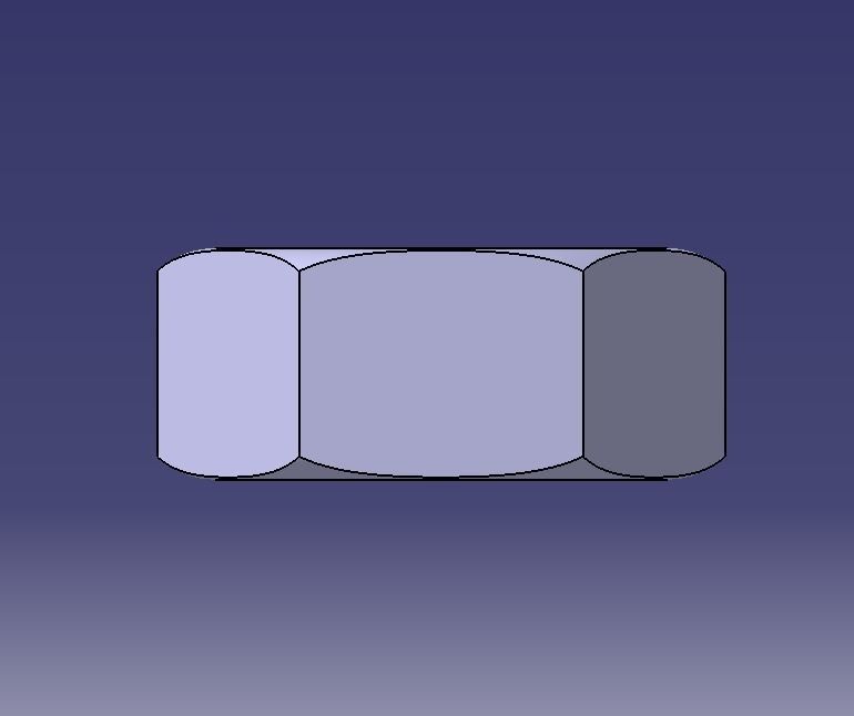 M22 Hex Nut 3D model 3D printable | CGTrader