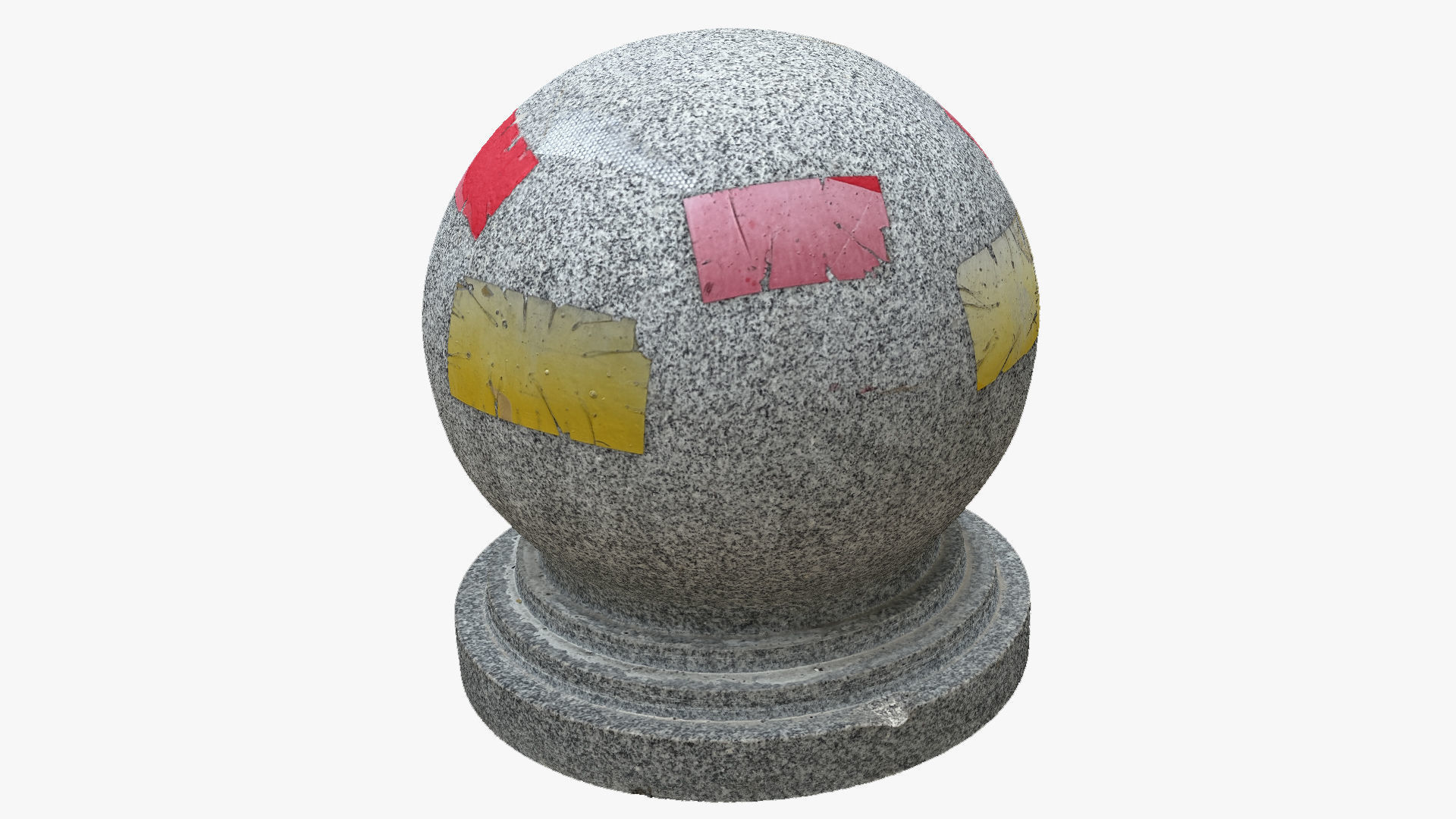 Round stone pier 3d scan 3D model | CGTrader