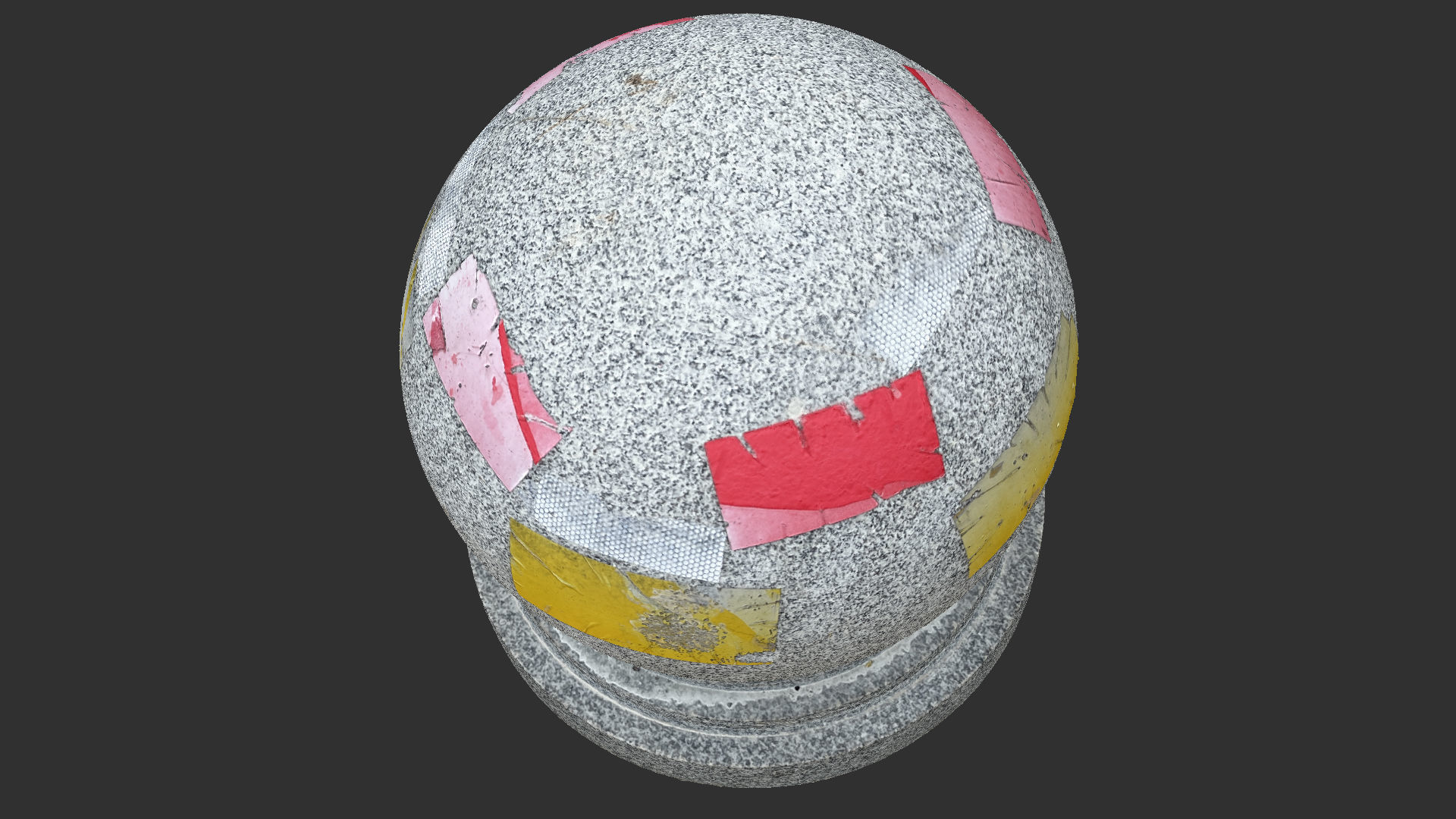 Round stone pier 3d scan 3D model | CGTrader