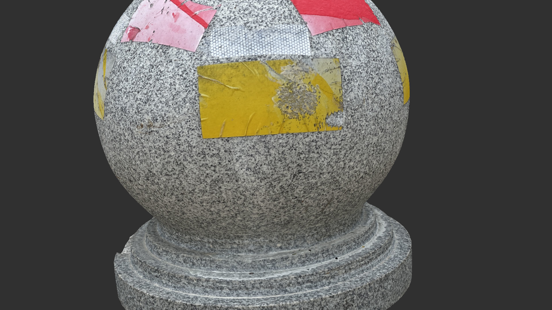 Round stone pier 3d scan 3D model | CGTrader