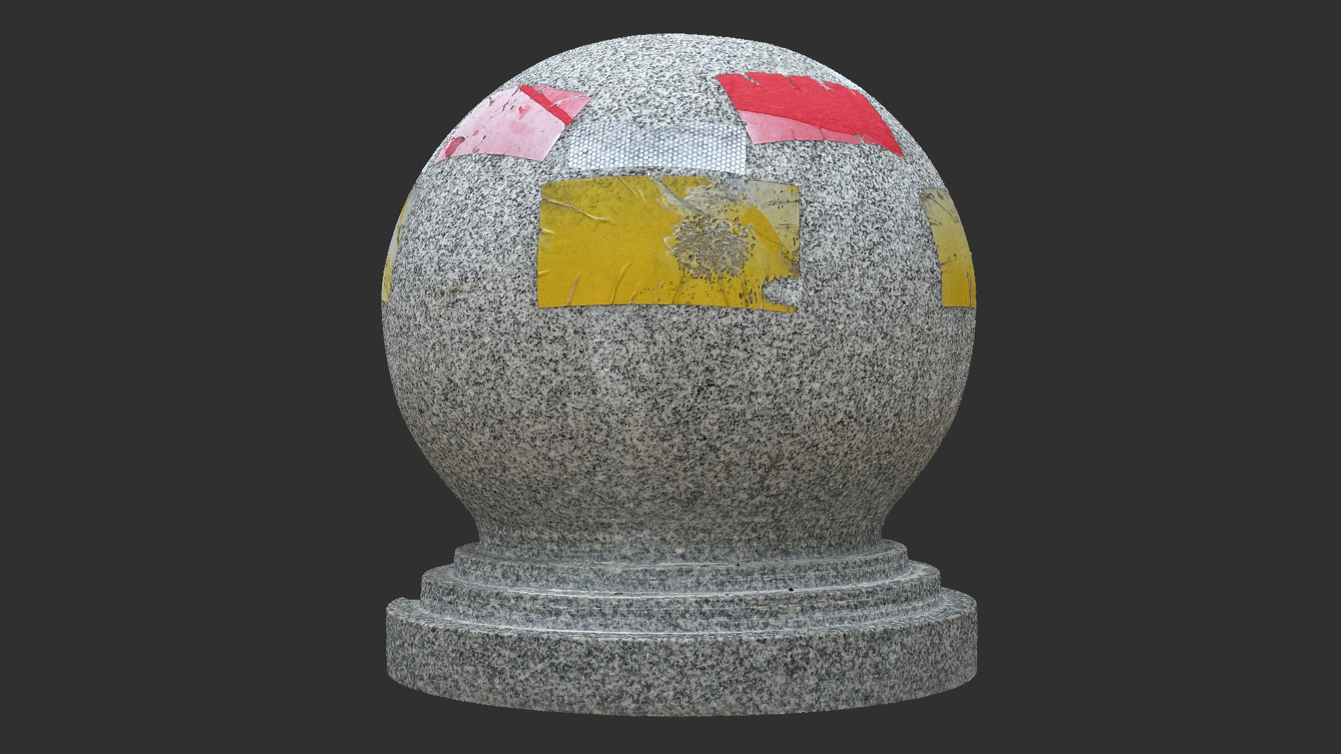 Round stone pier 3d scan 3D model | CGTrader