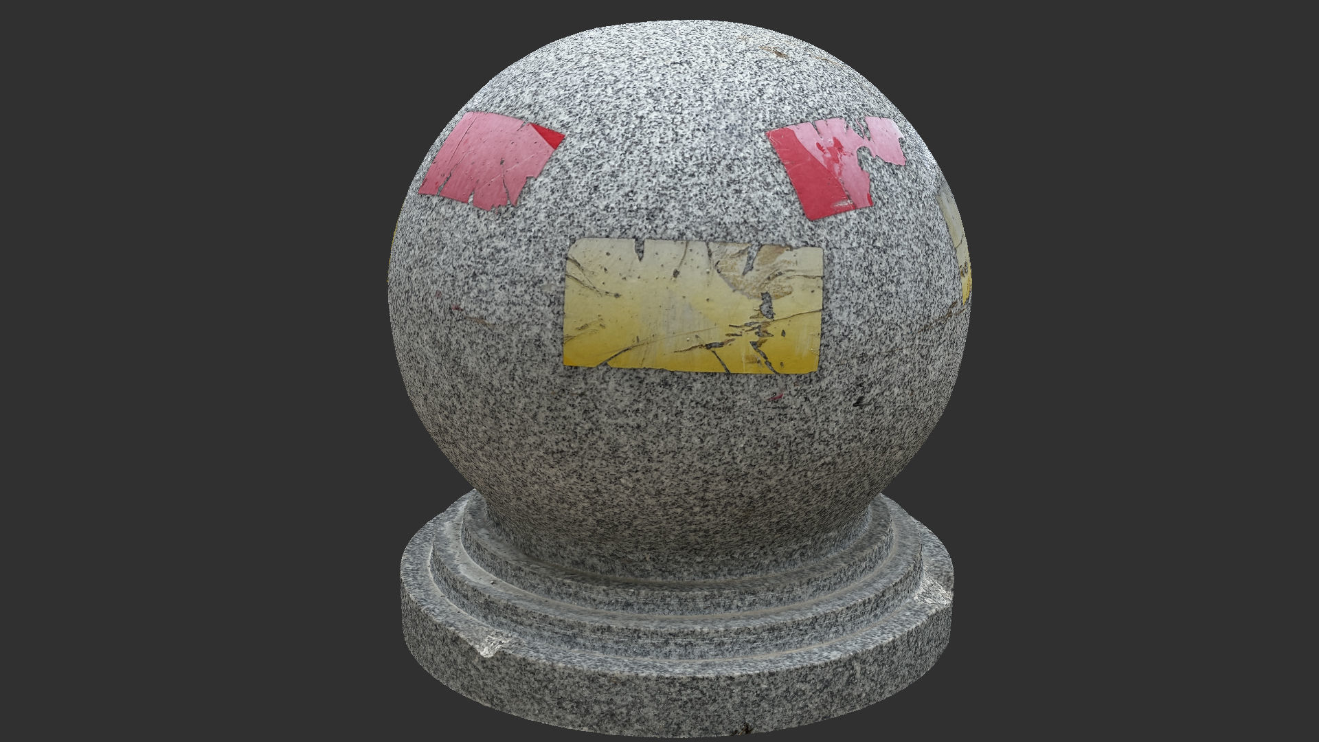 Round stone pier 3d scan 3D model | CGTrader