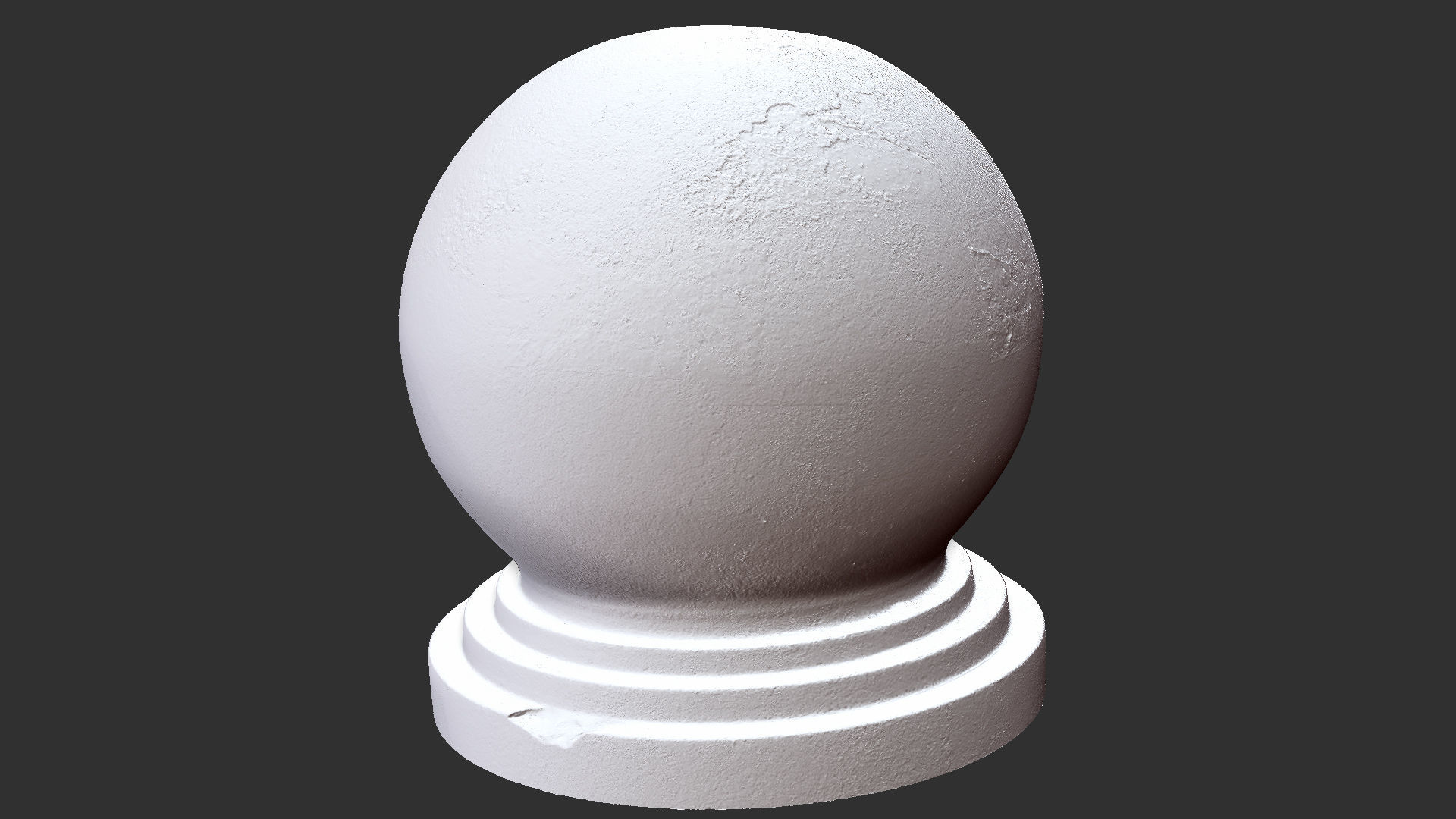 Round stone pier 3d scan 3D model | CGTrader