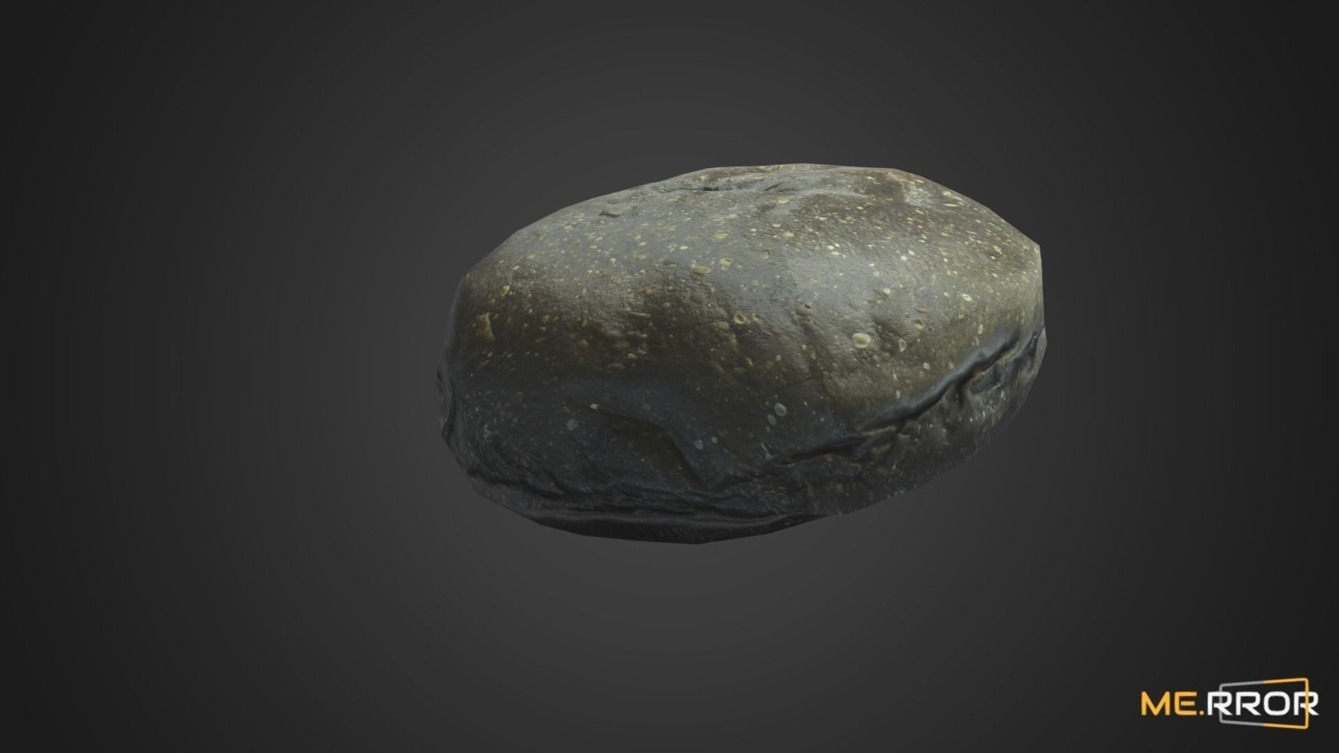 3D model Game Ready Korean Squid Ink Bread VR / AR / low-poly | CGTrader