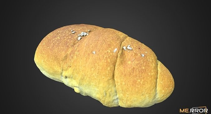 3D model Salted Butter Roll Bread VR / AR / low-poly | CGTrader