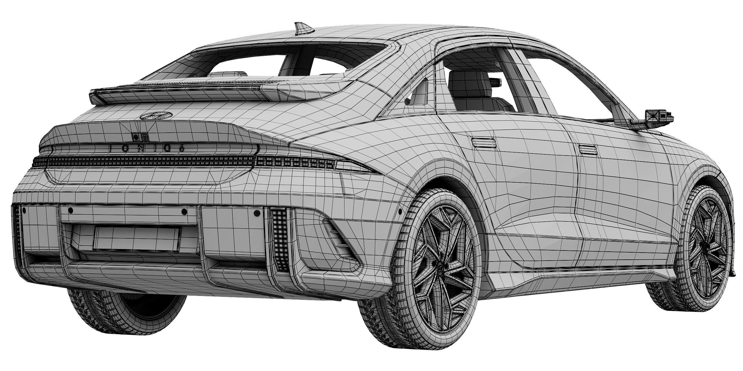 Hyundai Ioniq 6 3D model | CGTrader