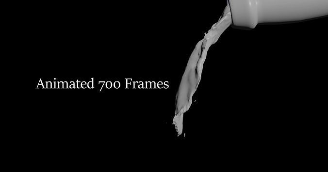 Pouring water v04 3D model animated | CGTrader